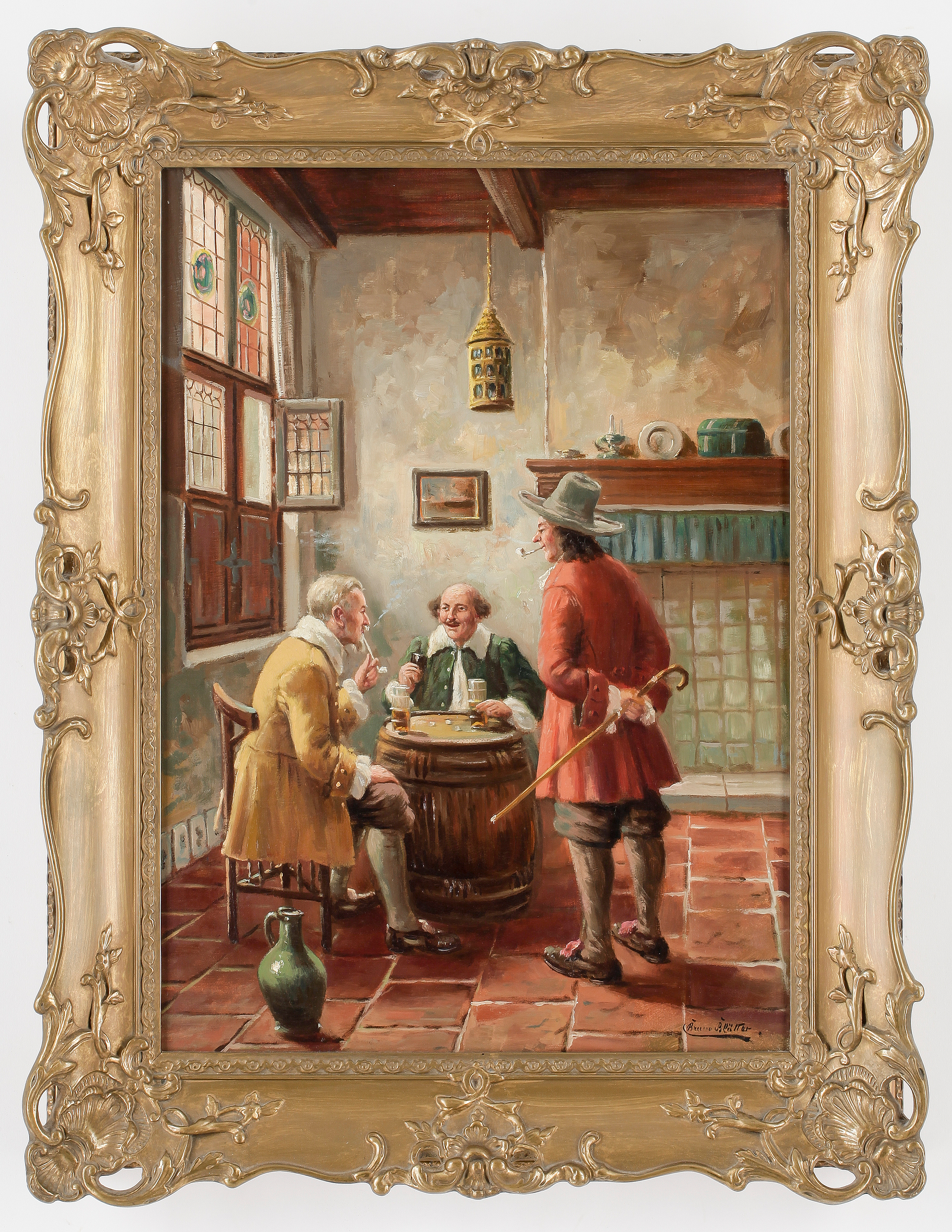 BRUNO BLÄTTER, olja på duk, signerad. - Bukowskis