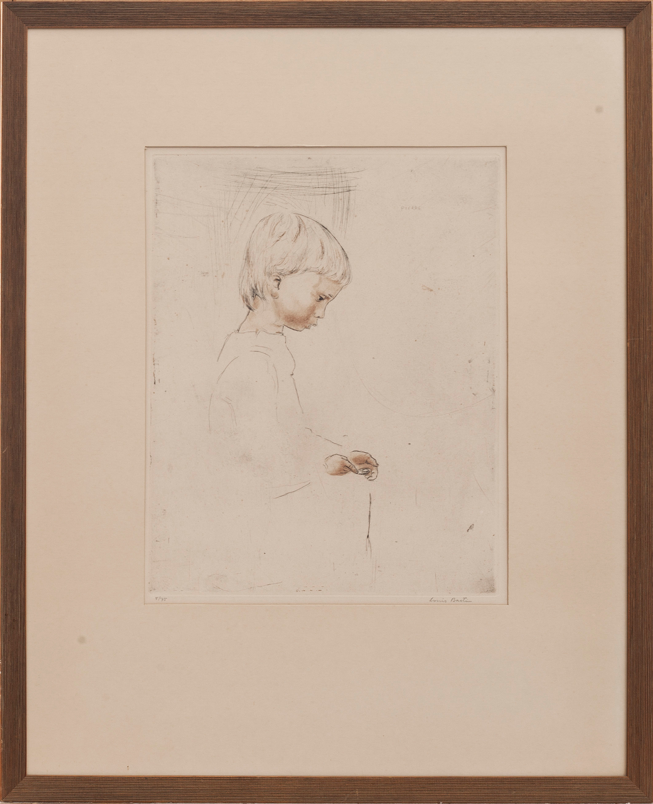 LOUIS BASTIN, 2 st, färgetsningar. Signerade och numrerade 13/90 ...