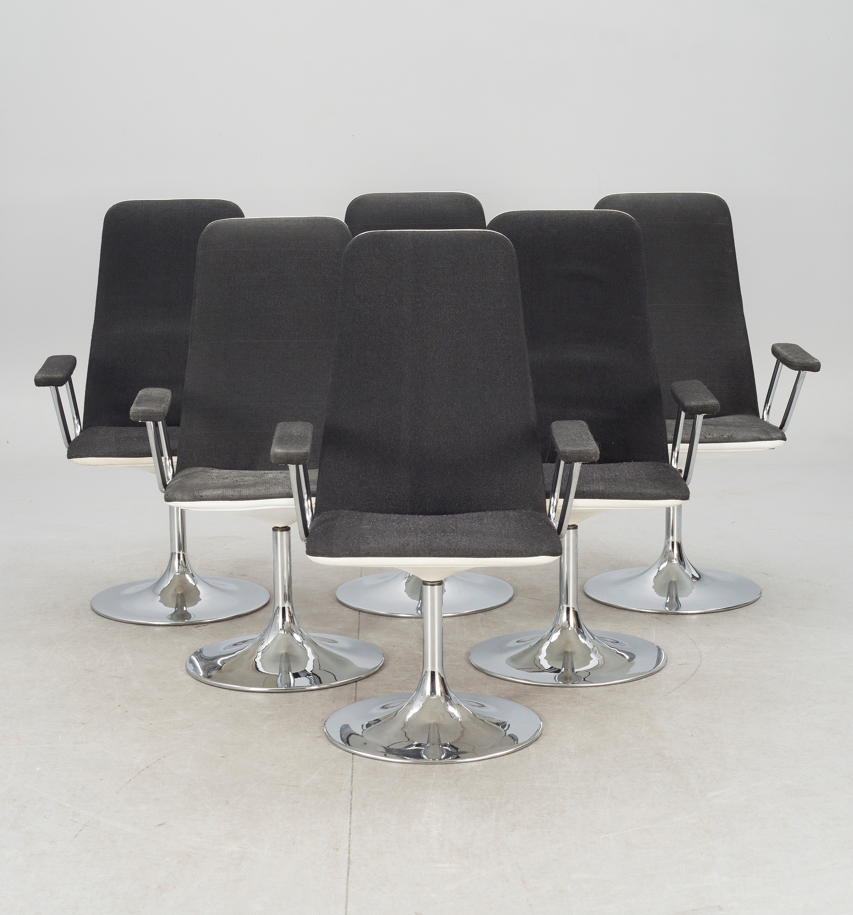 STOLAR, 6 st, "Viggen" Johanson Design. Markaryd. - Bukowskis