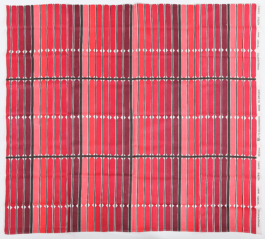 DUK, "Windy Way", Astrid Sampe, NK:s textilkammare, 1950-tal. - Bukowskis