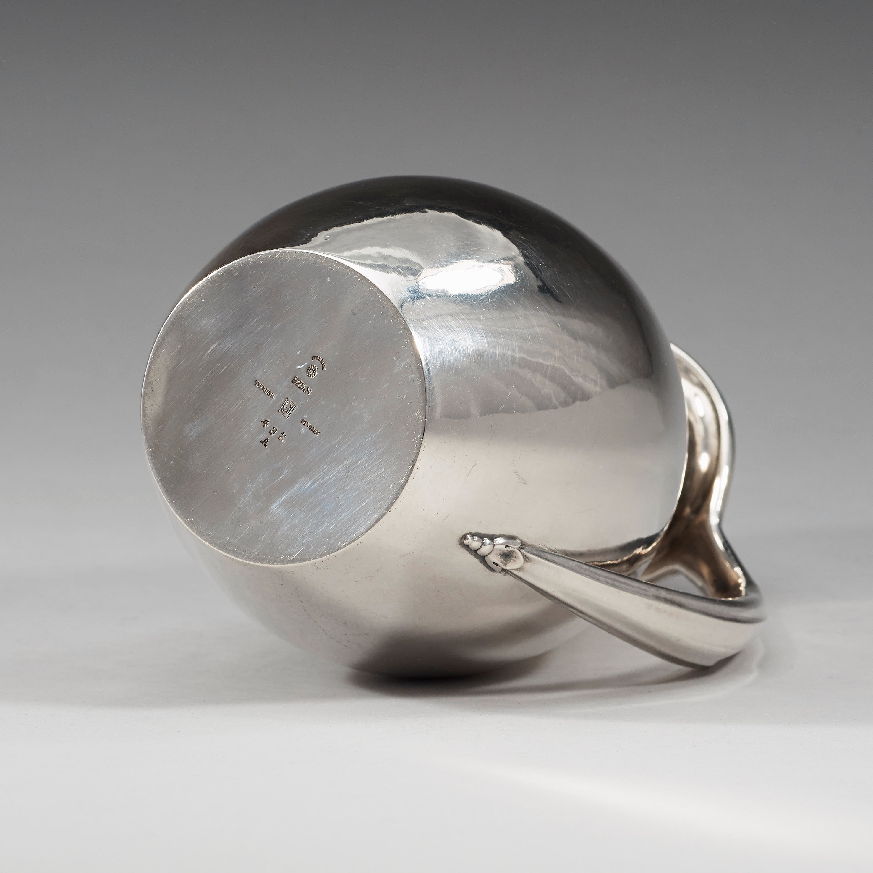 A Johan Rohde sterling pitcher, Georg Jensen, Copenhagen 1933-44 ...