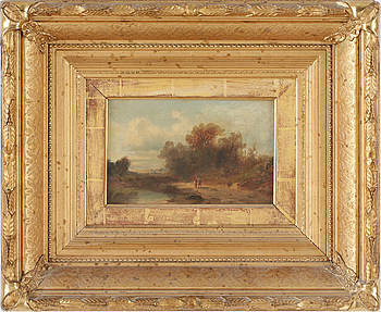 JOHN CONSTABLE, hans art, olja på pannå, 1800-tal. - Bukowskis