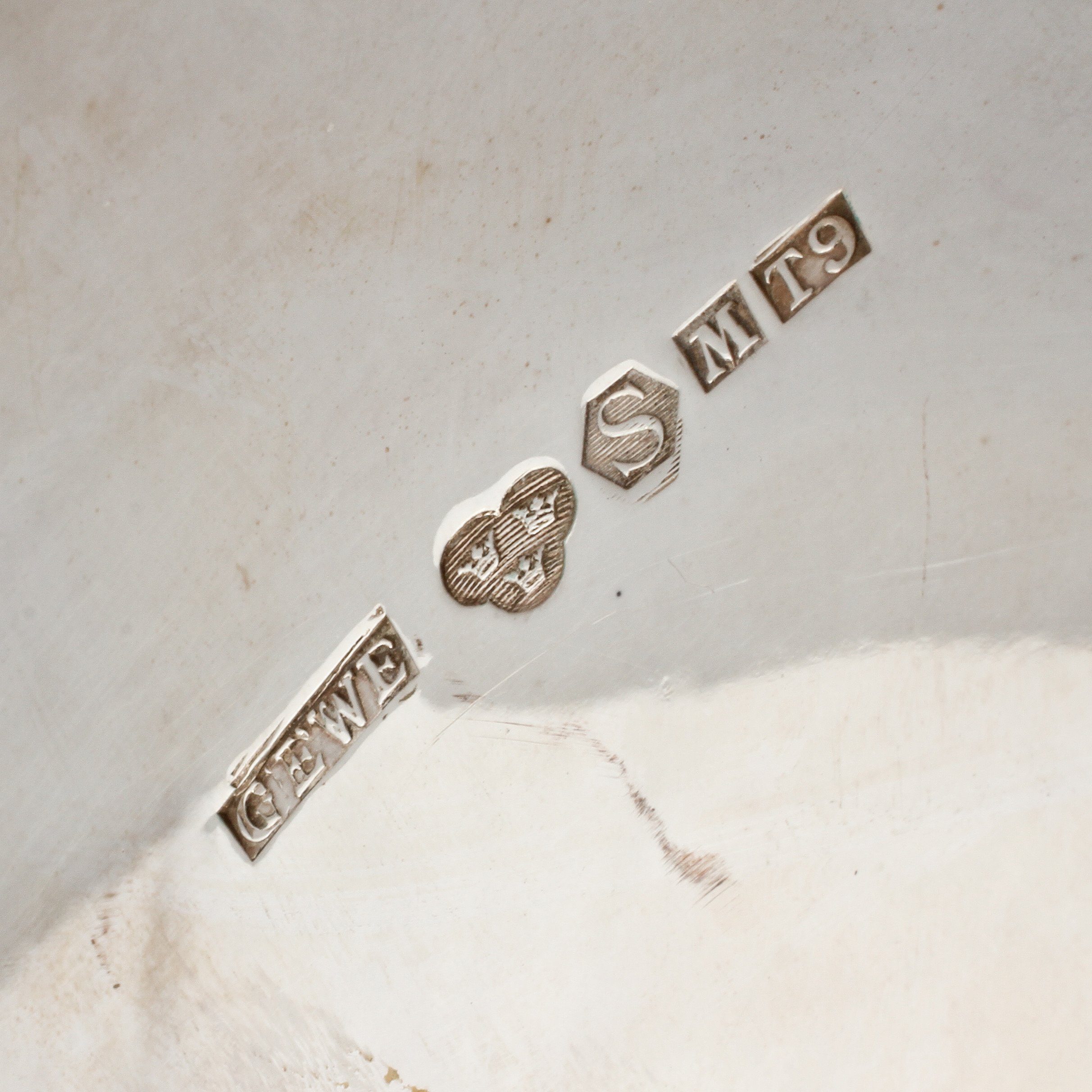 KAFFESERVIS, 4 delar, silver, GEWE, Malmö, 1960-tal. Vikt 1440 g ...