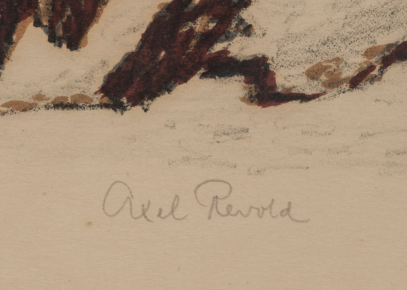 AXEL REVOLD, färglitografi, signerad 114/250. - Bukowskis