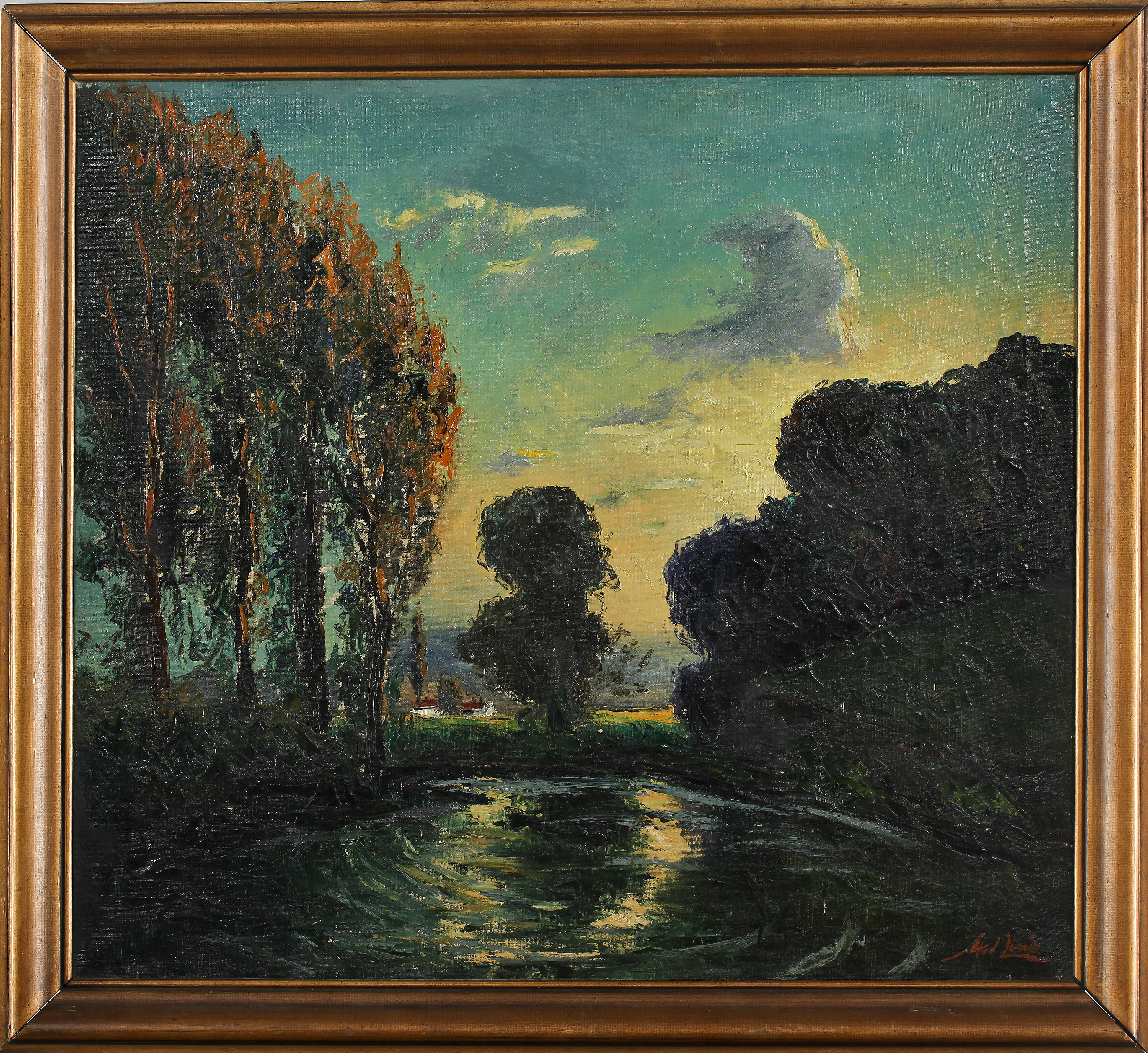 AXEL LIND, olja på duk, signerad. - Bukowskis