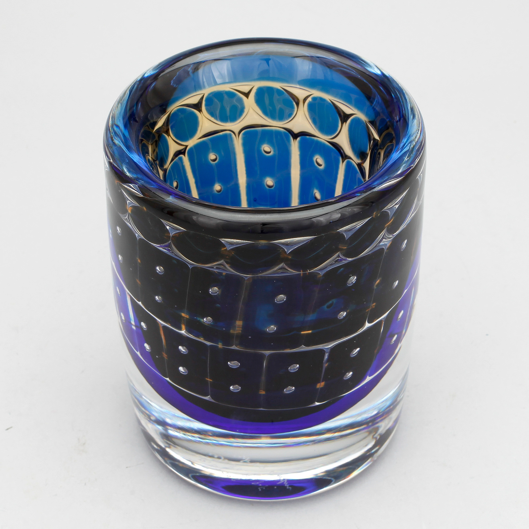 VAS, glas, Ariel, Ingeborg Lundin, Orrefors 1957. - Bukowskis