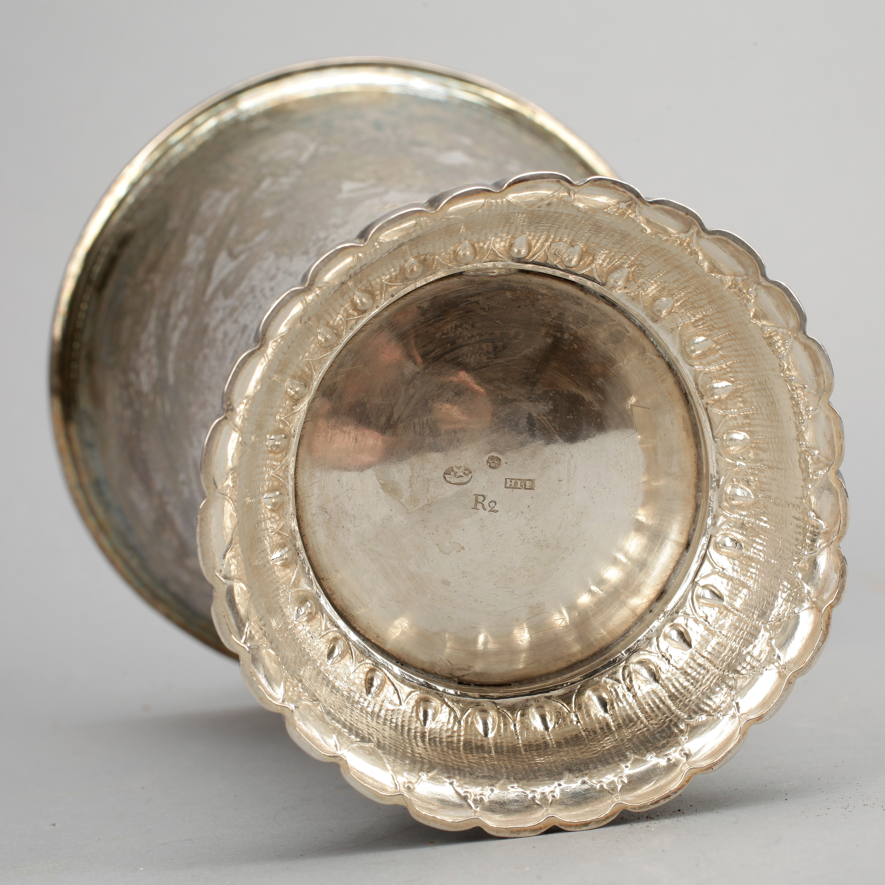 BÄGARE/VAS, silver, Hans Langberg, Söderhamn, 1799. Vikt ca 259g ...
