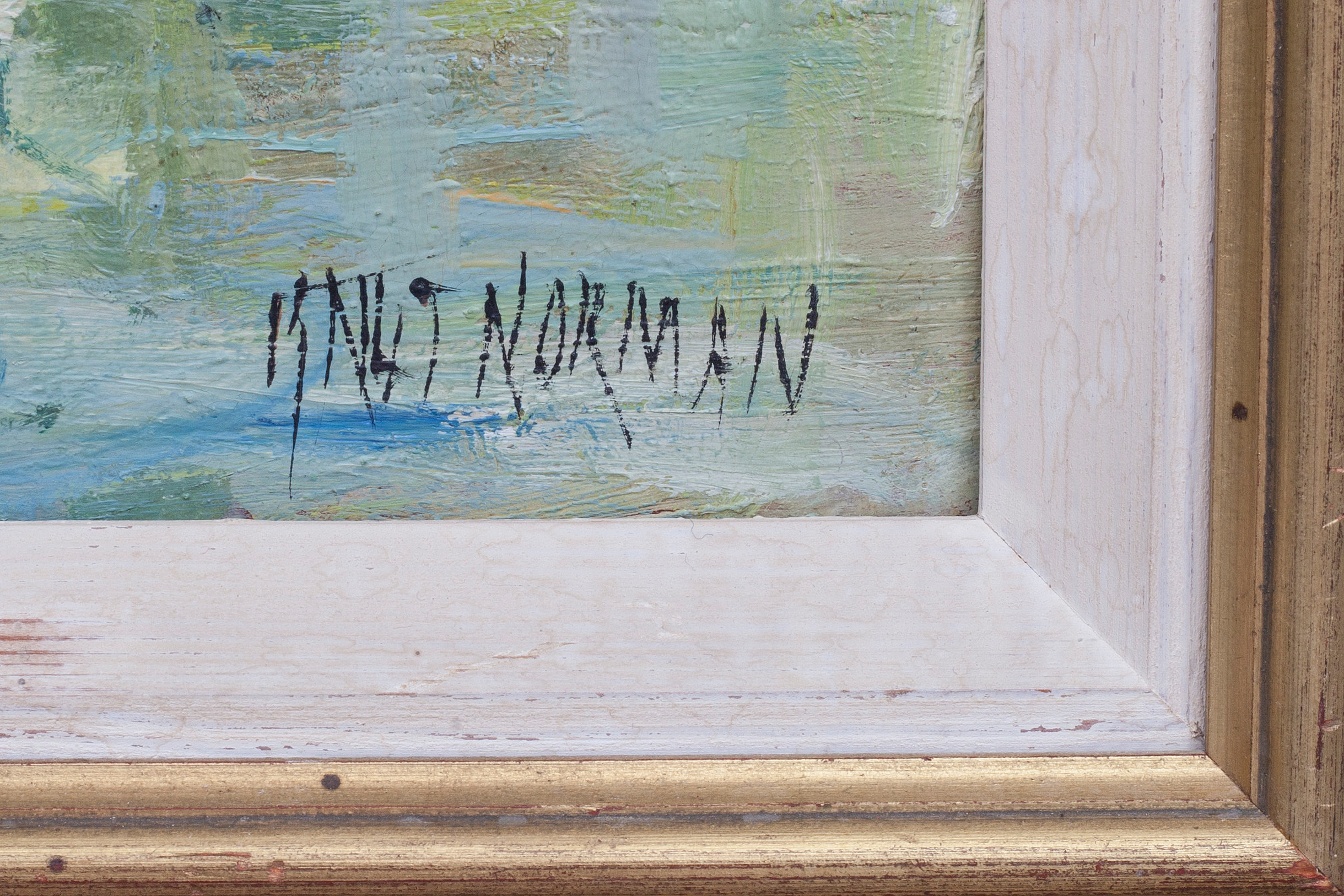 KNUT NORMAN, olja på pannå, signerad. - Bukowskis