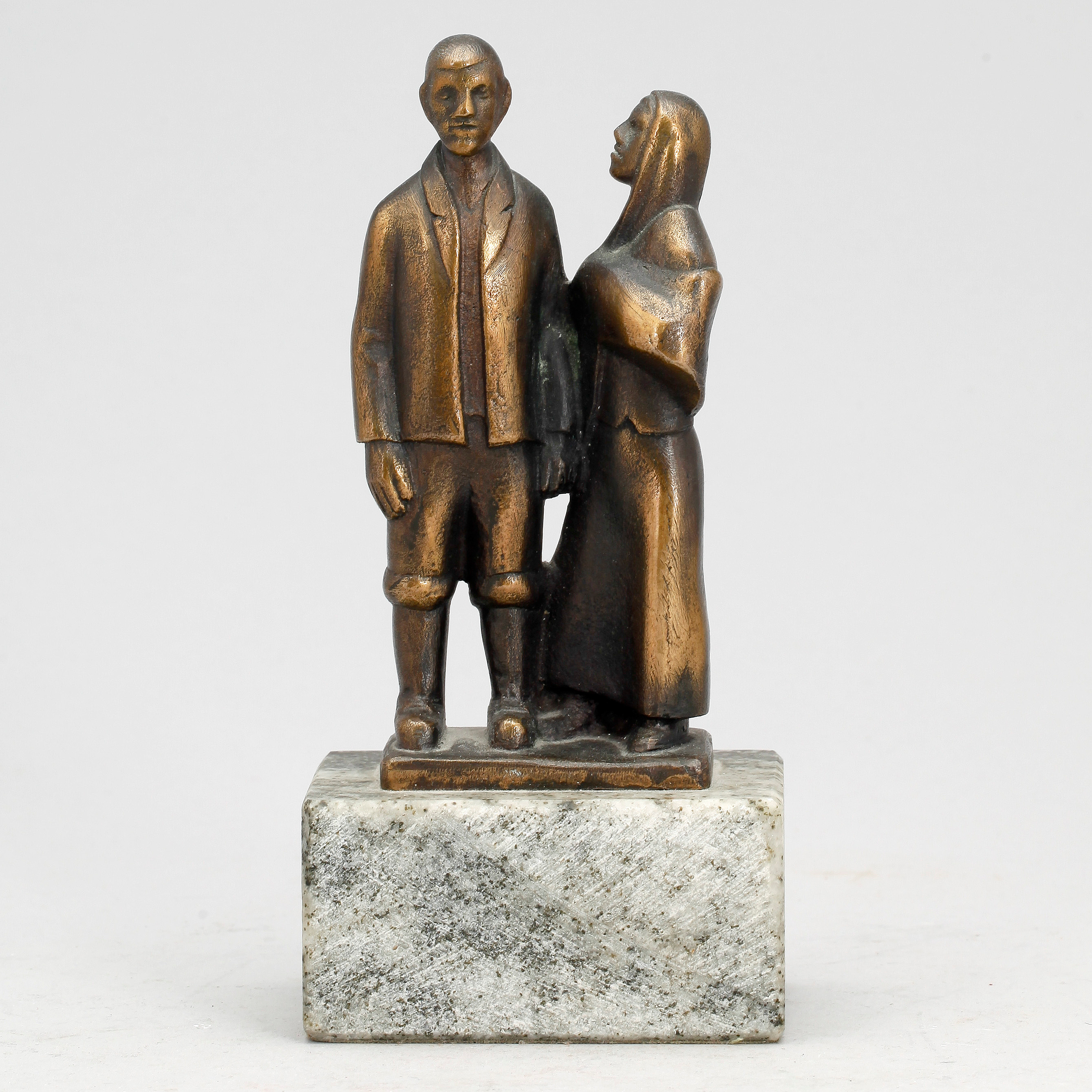 AXEL OLSSON, skulptur, brons. Signerad. - Bukowskis