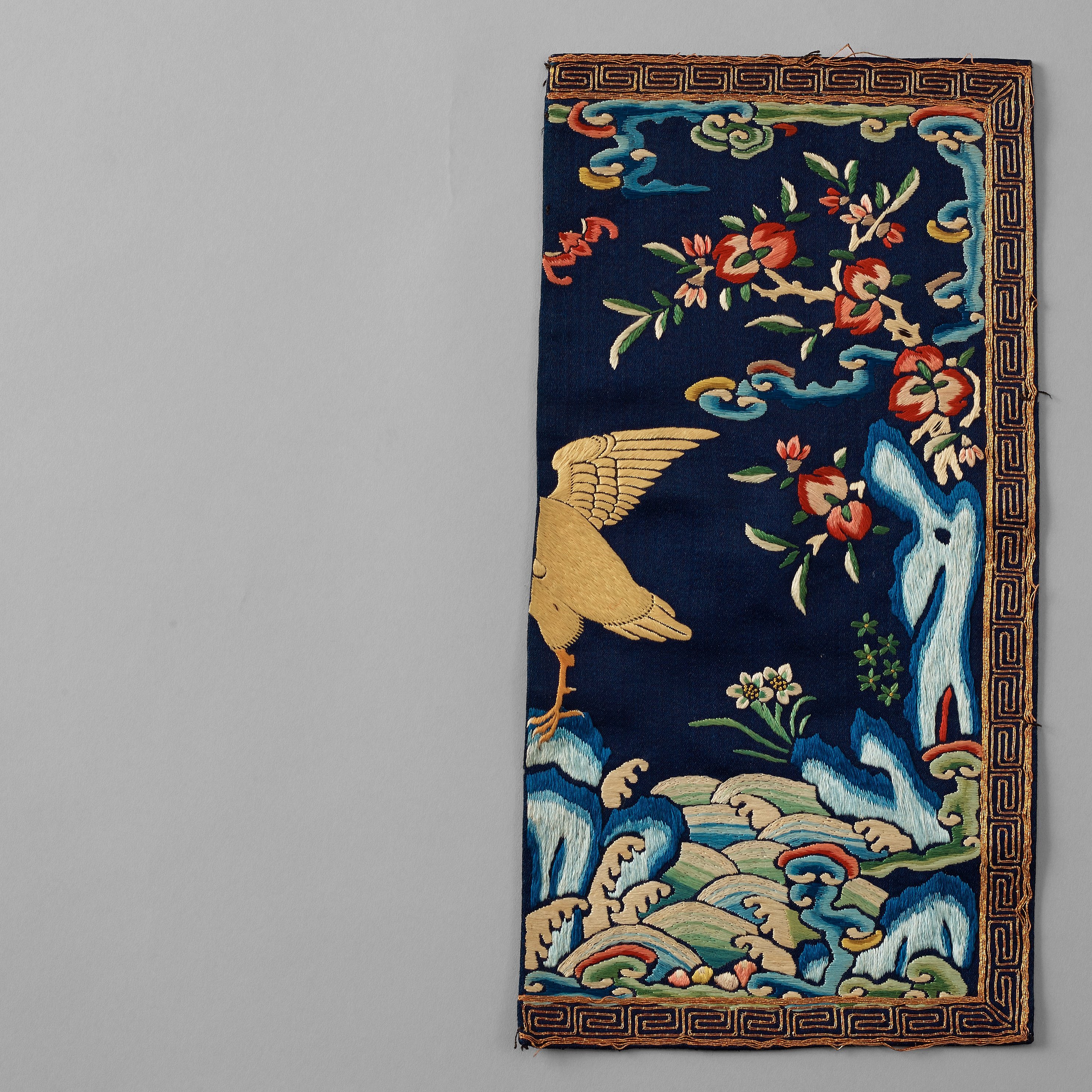 A set of five Mandarin insignia textiles, late Qing dynasty (1644-1912 ...