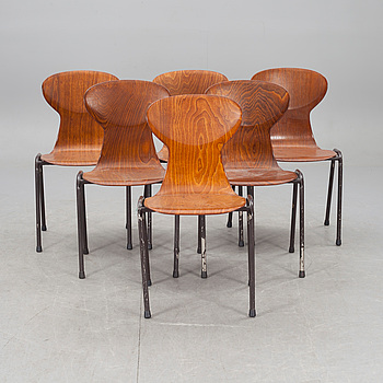 STOLAR, 6 st, Obo van Eromes Wijchen, 1900-talets andra hälft. - Bukowskis