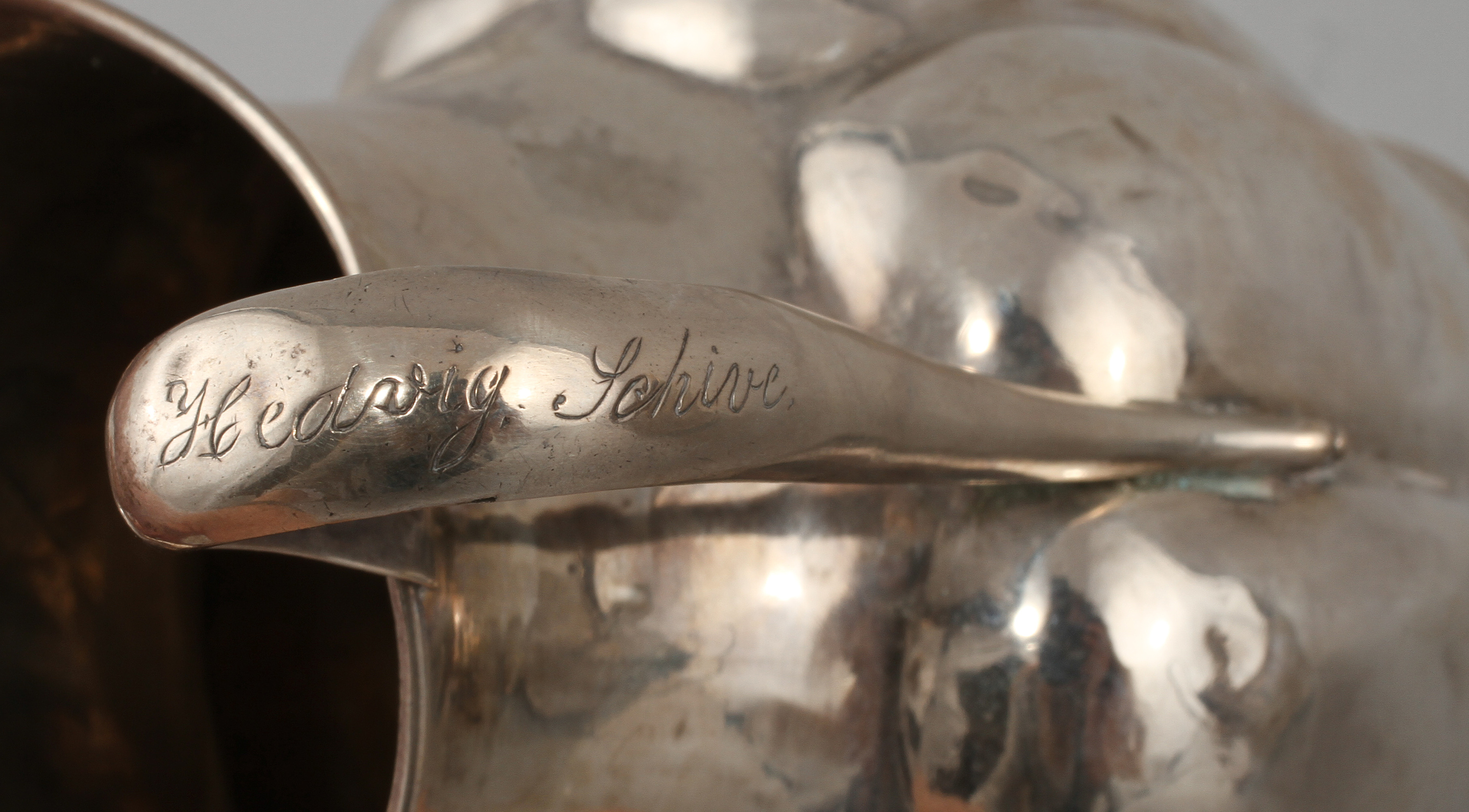 KANNOR, 2 st, silver, Johan Henrik Leffler, Falun 1814 och Claes Peter ...