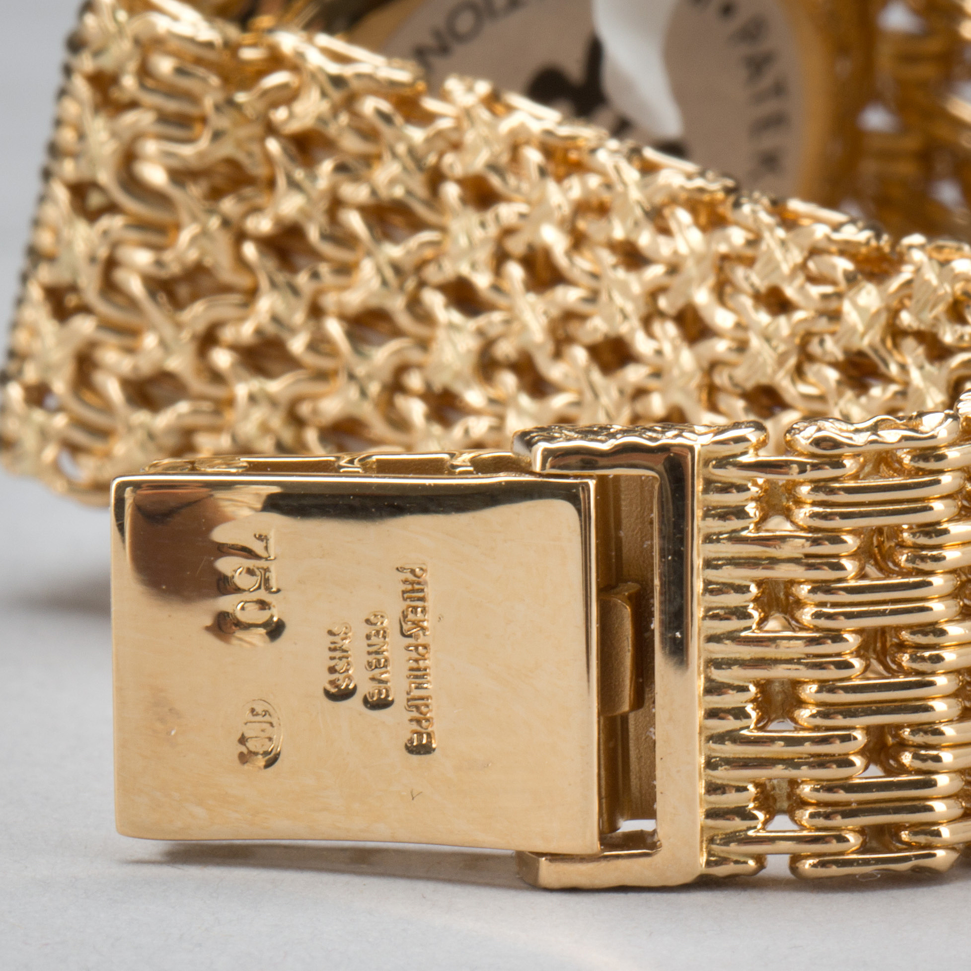 A Patek Philippe Golden Eclipse ladie's wristwatch set with brilliant ...