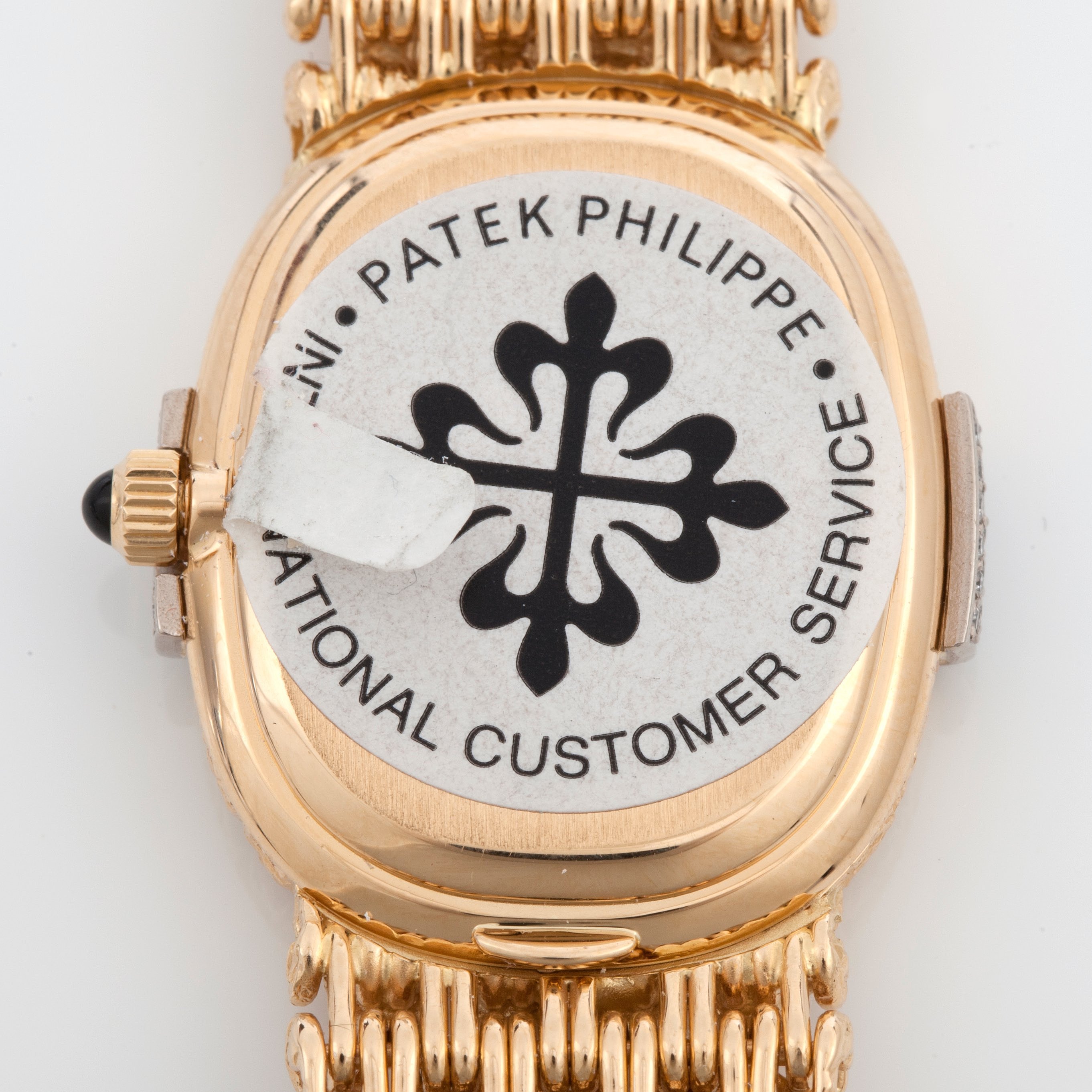A Patek Philippe Golden Eclipse ladie's wristwatch set with brilliant ...