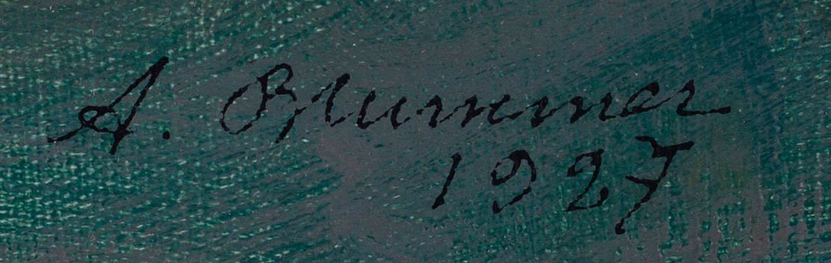 ARMAS BRUMMER, olja på duk, signerad och daterad 1927. - Bukowskis