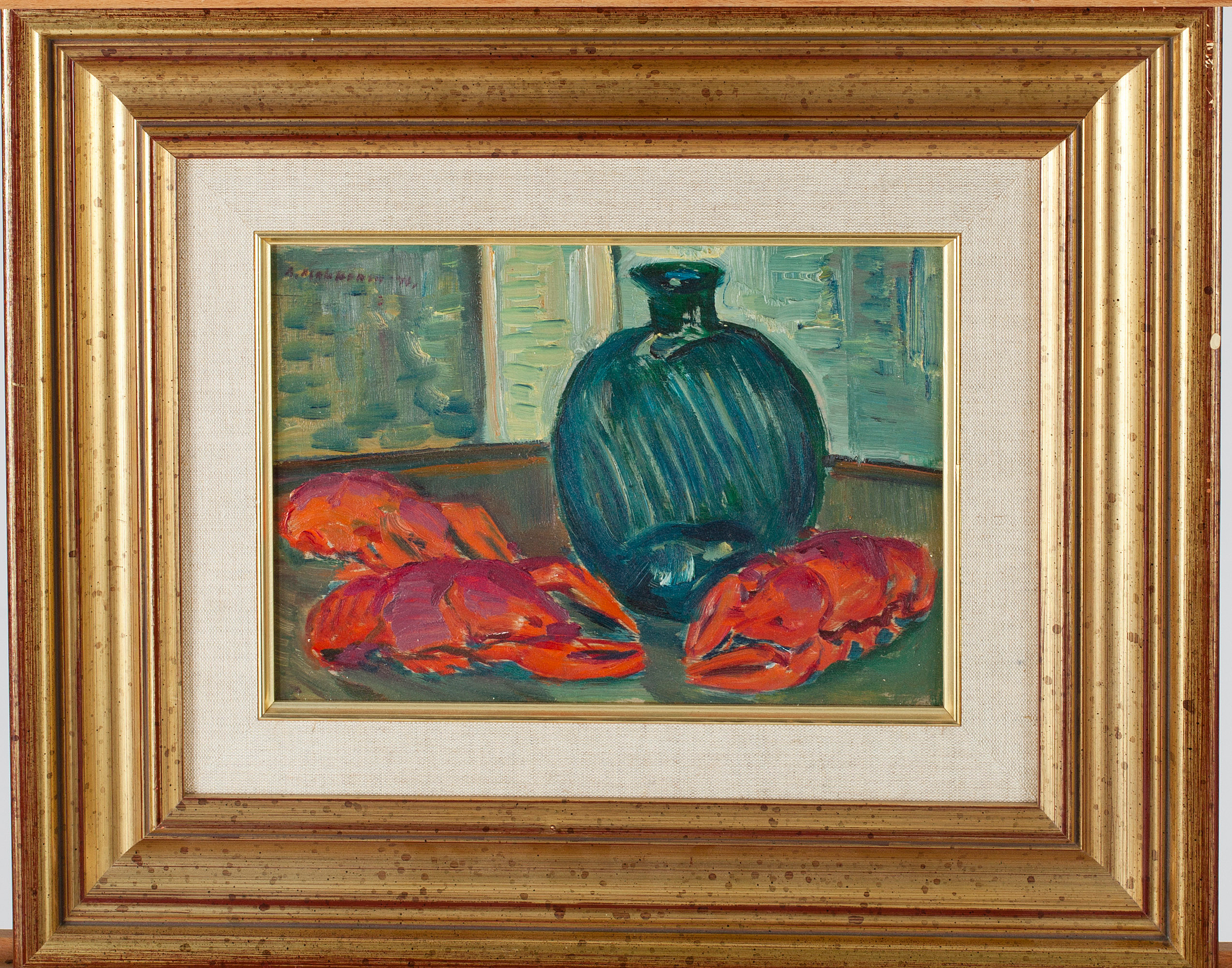 ARVO MAKKONEN, olja på pannå, signerad och daterad -46. - Bukowskis