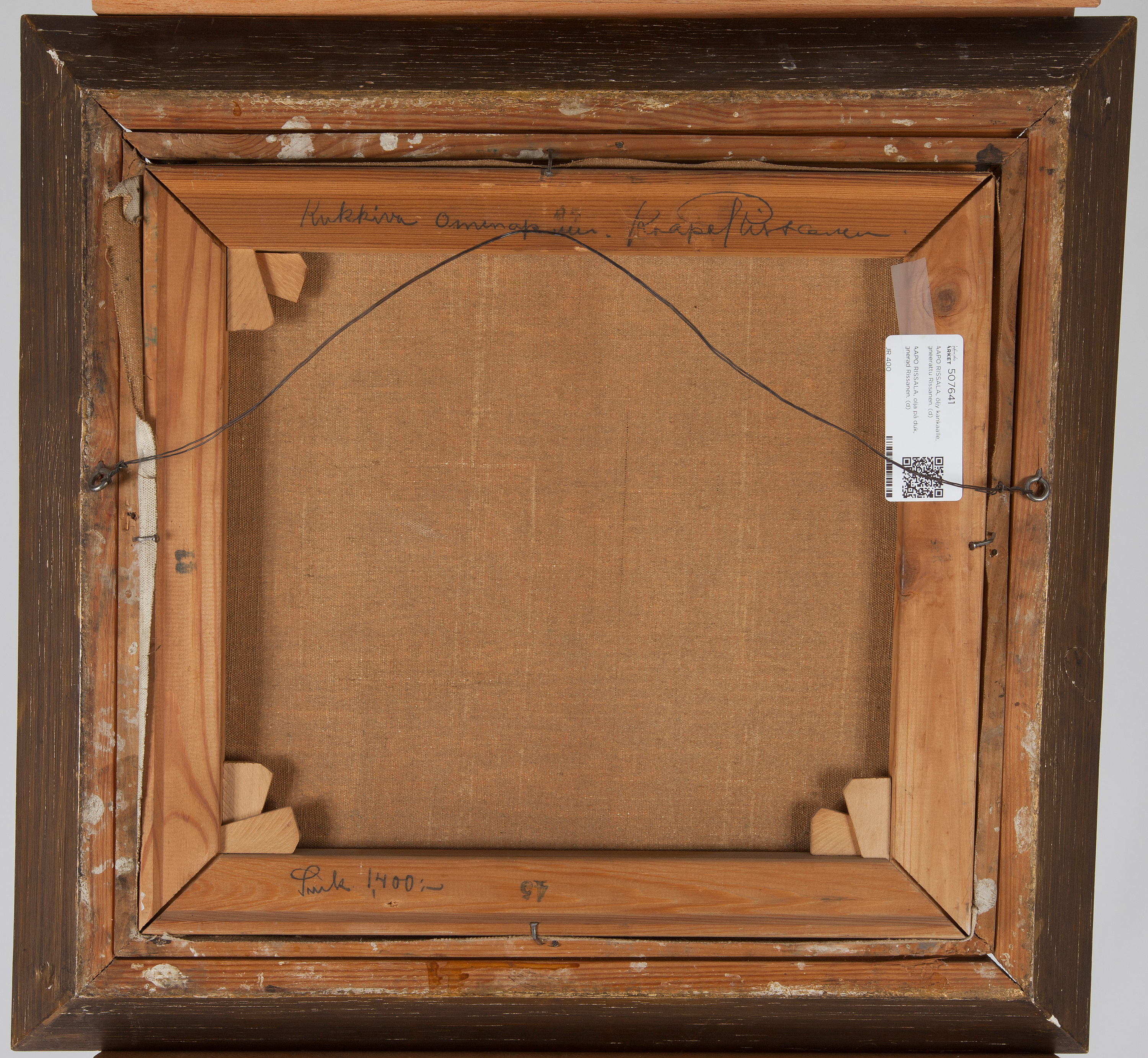 KAAPO RISSALA, öljy kankaalle, signeerattu Rissanen. - Bukowskis