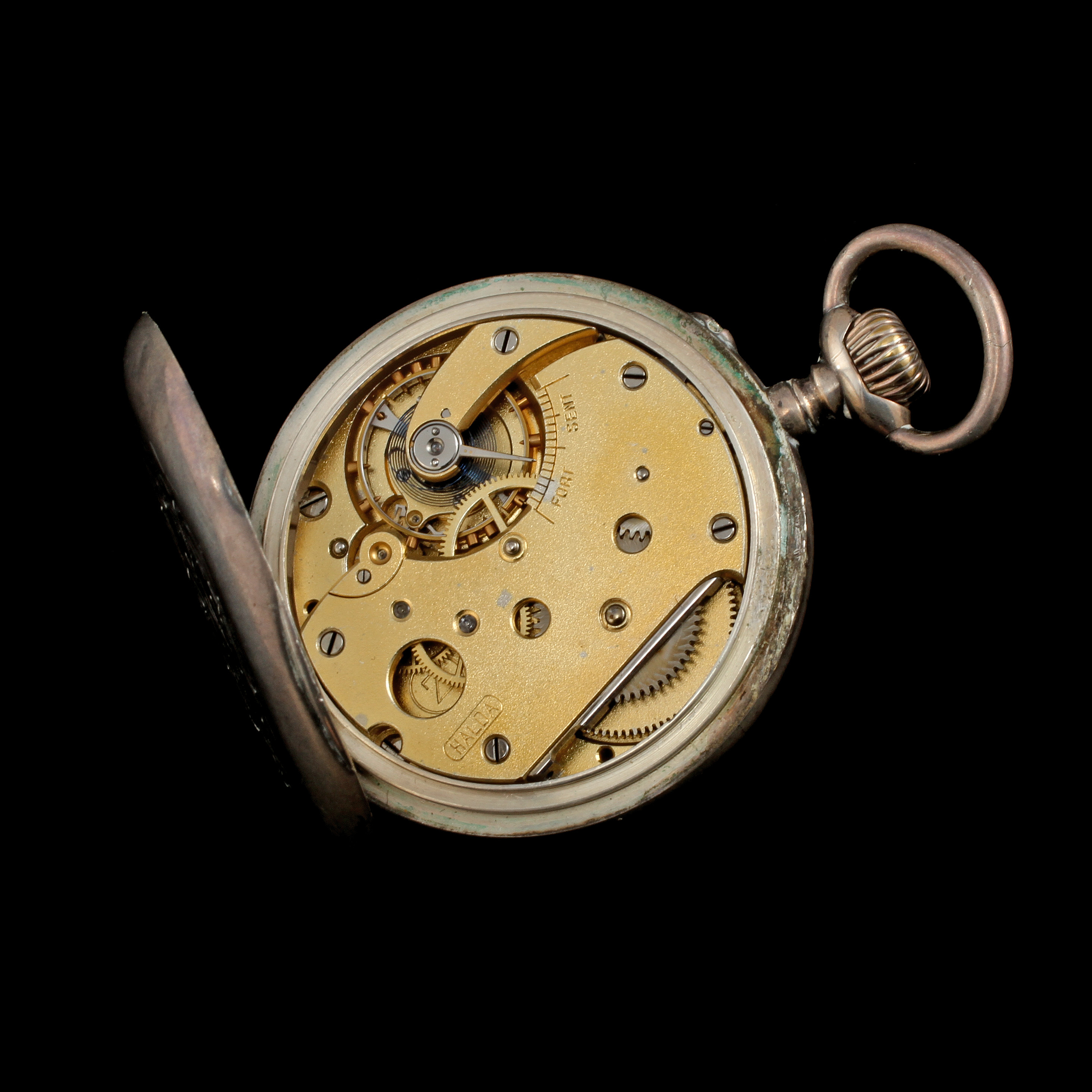 FICKUR, silver, Halda, boett stämplad Henning Hammarlund, Karlshamn ...