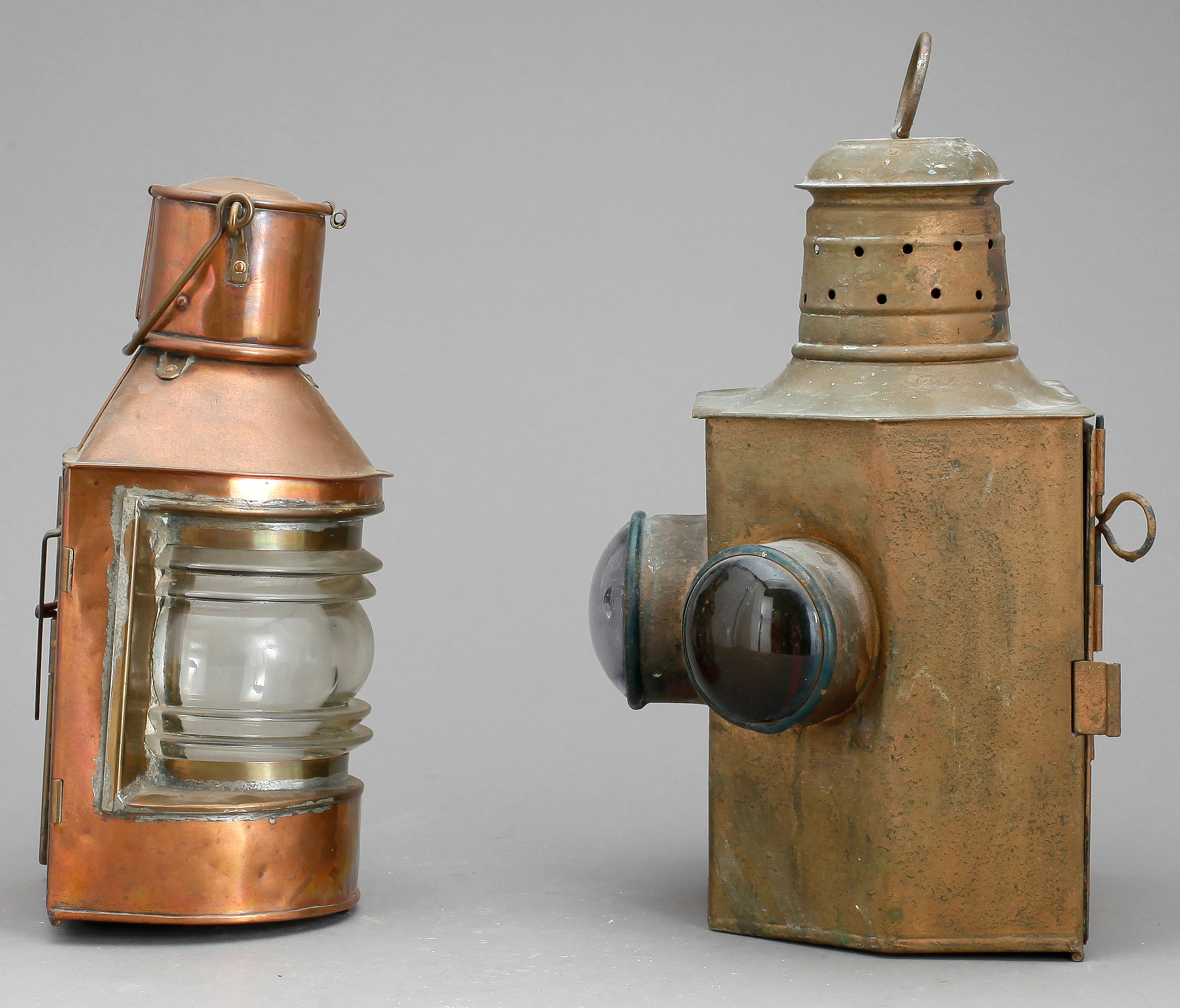 LANTERNOR, 2st, bla koppar, 1900-tal. - Bukowskis