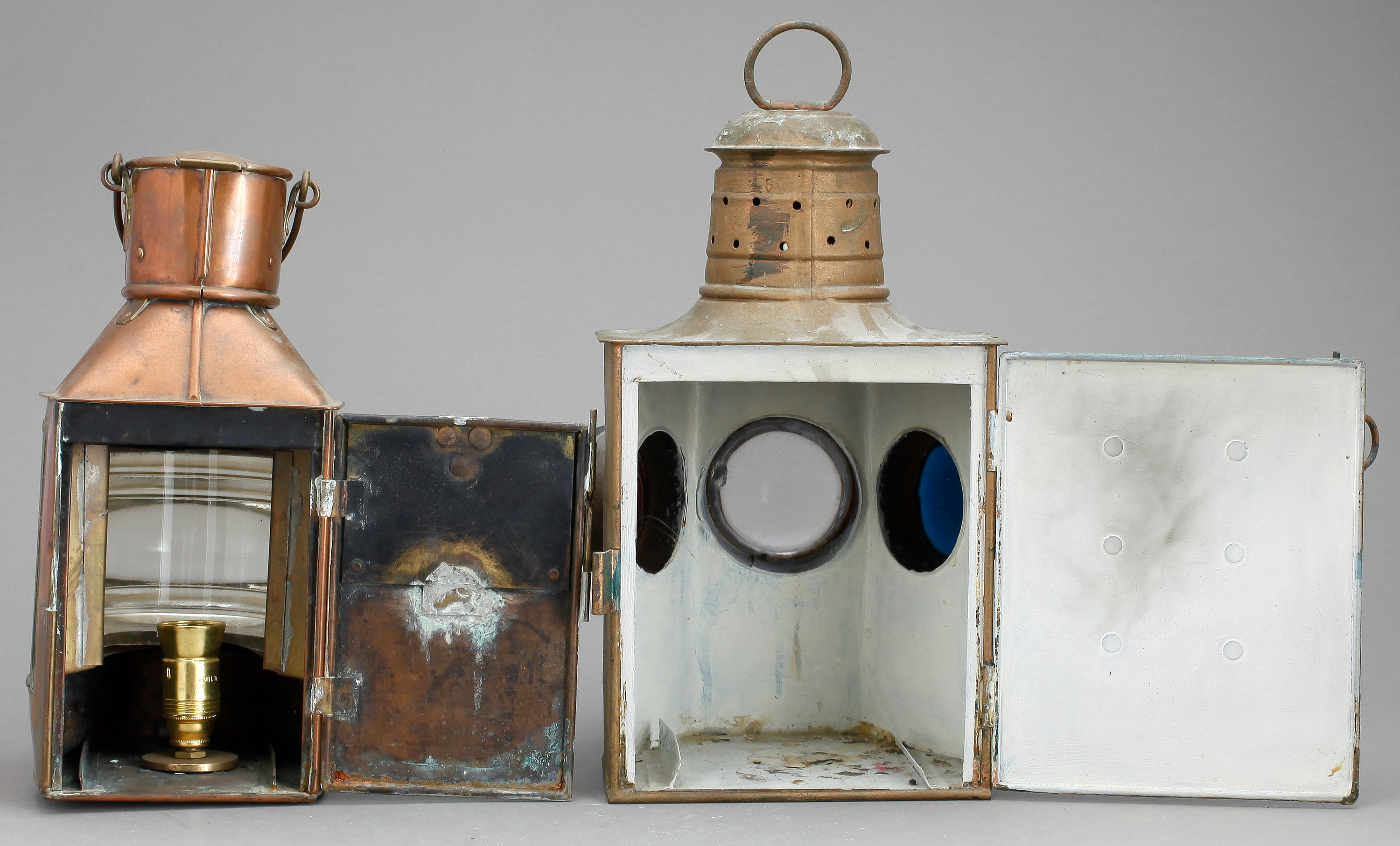 LANTERNOR, 2st, bla koppar, 1900-tal. - Bukowskis