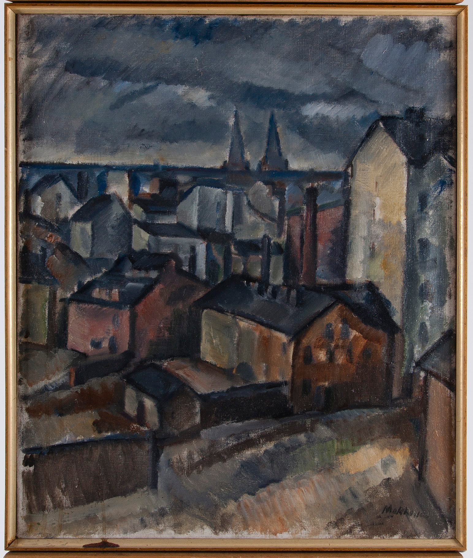 ARVO MAKKONEN, öljy kankaalle, signeerattu. - Bukowskis