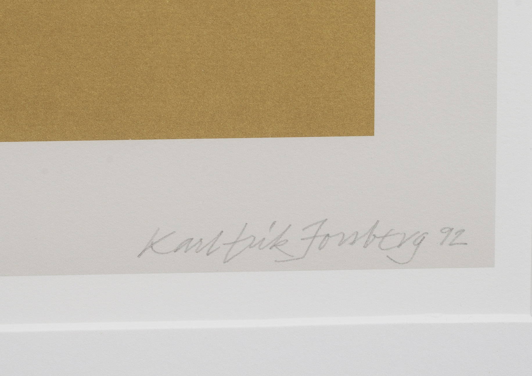 KARL-ERIK FORSBERG, färglitografi, signerad o numrerad 72/150, daterad ...