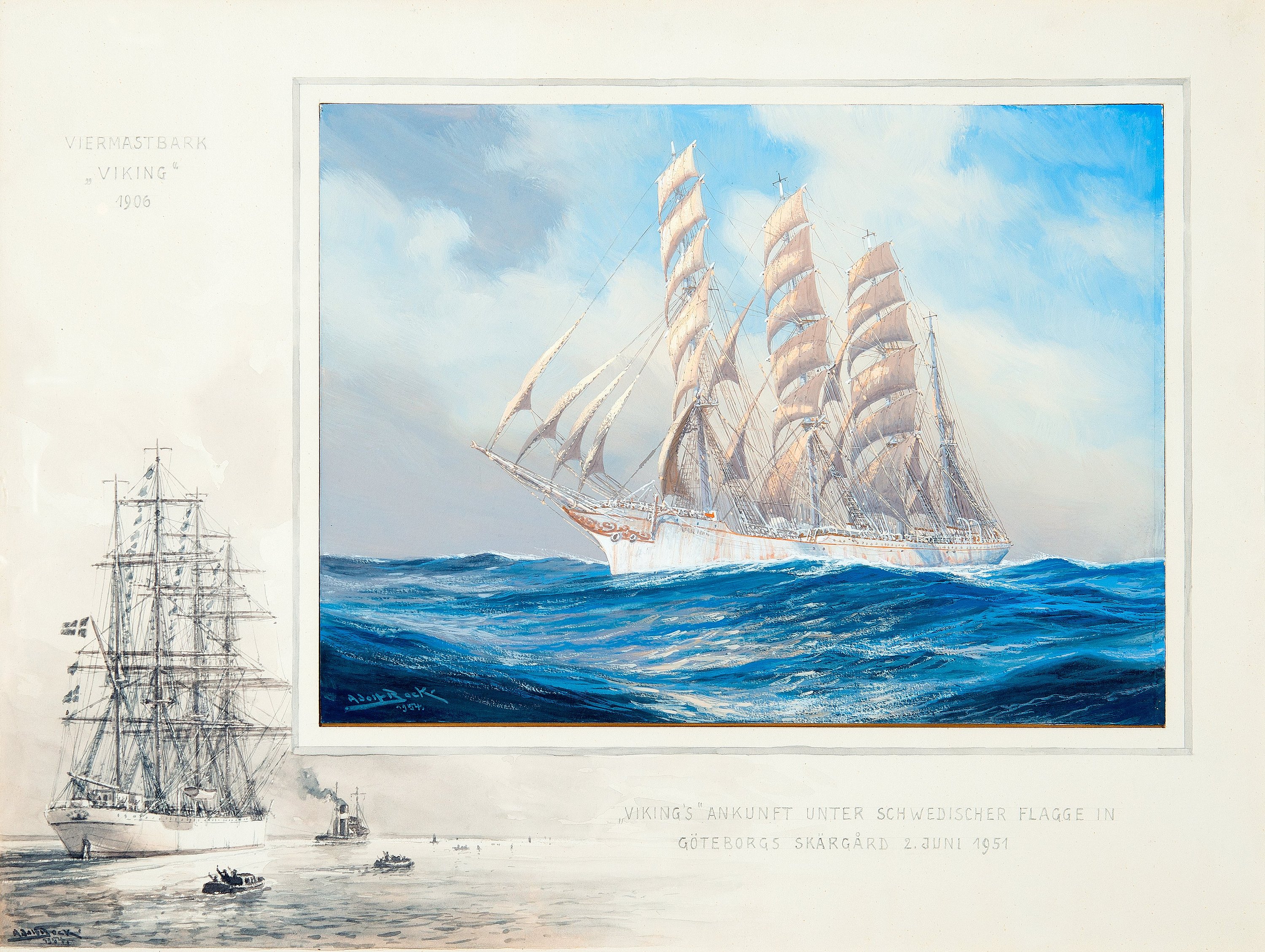 Adolf Bock, "VIKING". - Bukowskis