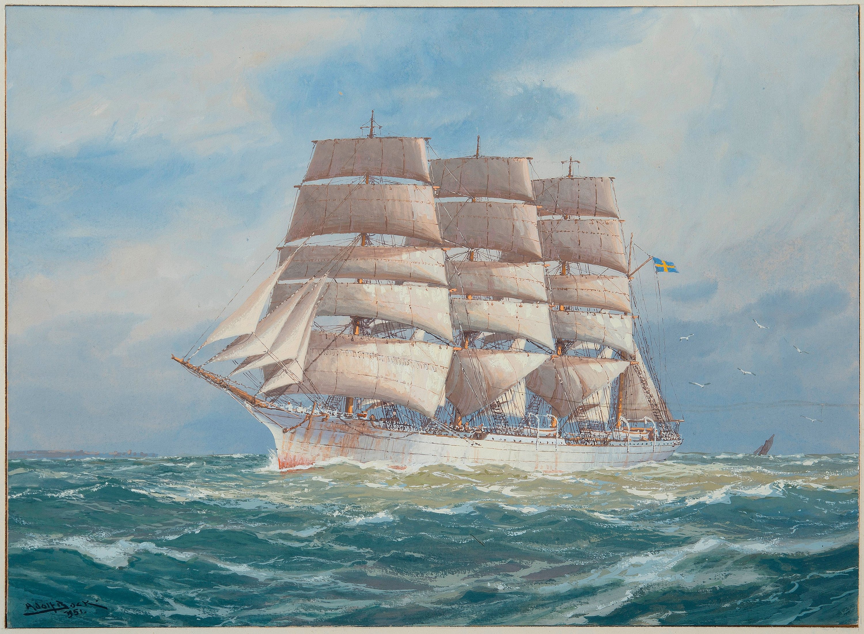 Adolf Bock, "ABRAHAM RYDBERG". - Bukowskis