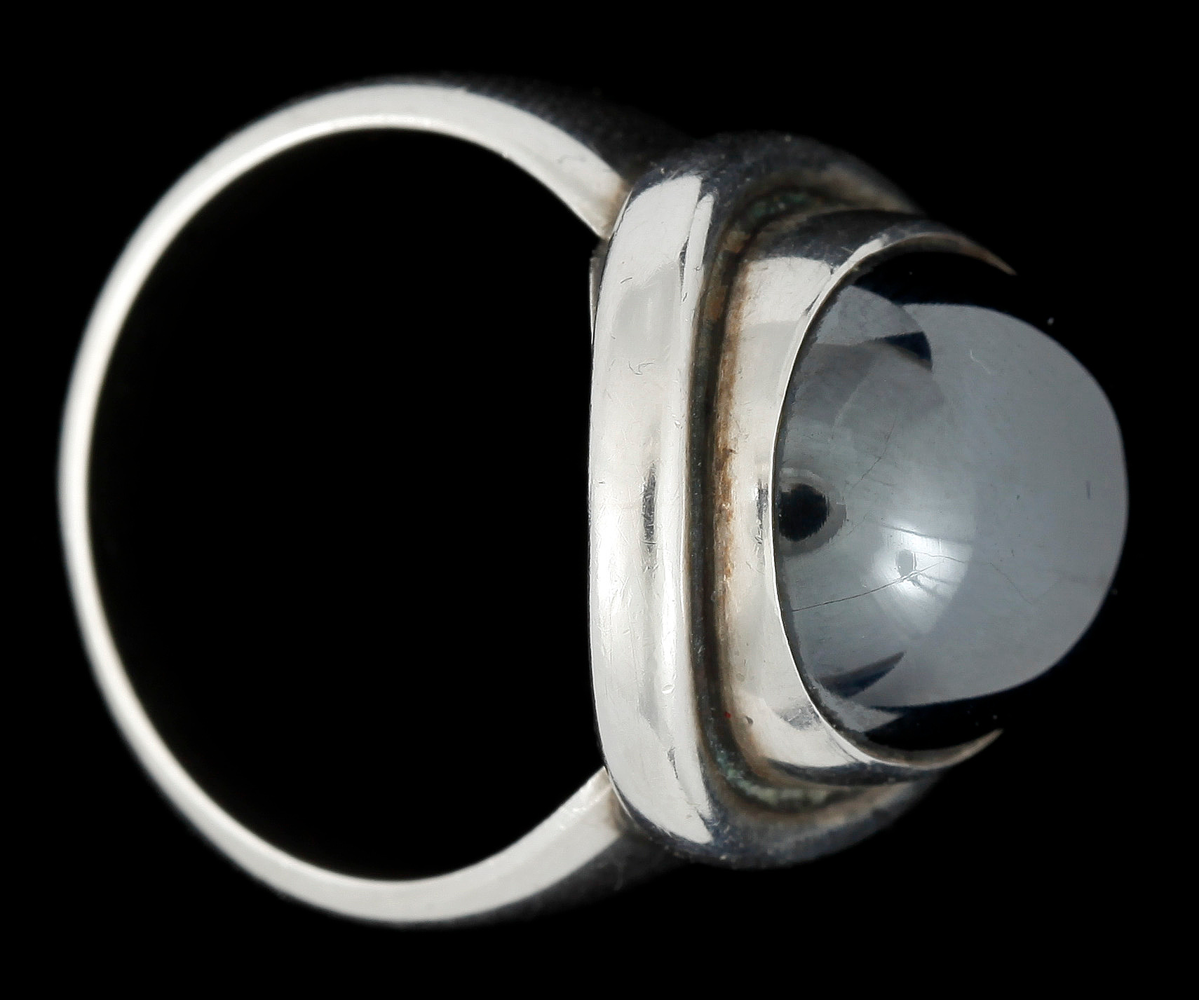 RINGAR, 2 st, sterling silver med olikfärgade stenar, Georg Jensen ...