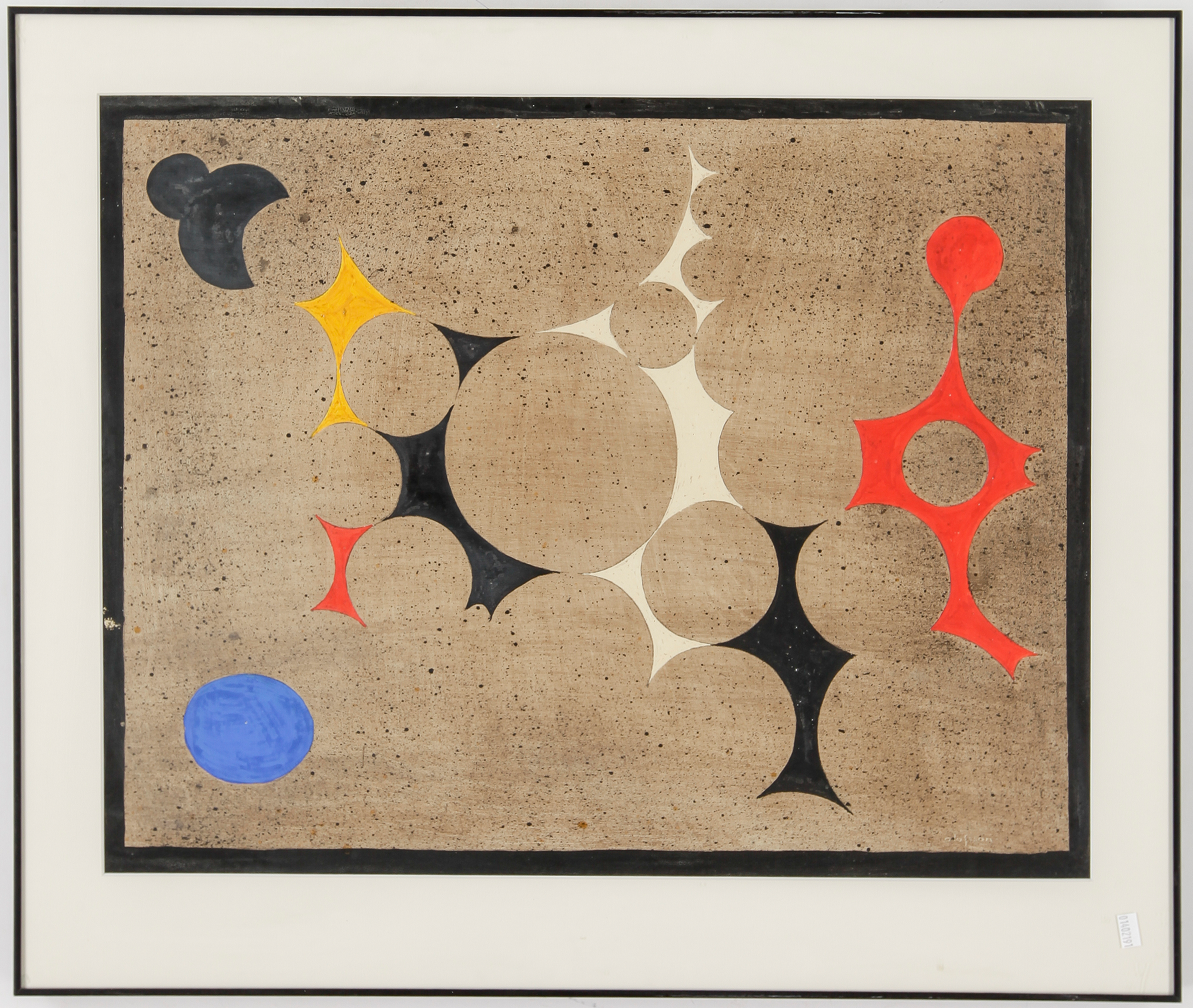 PIERRE OLOFSSON, blandteknik/gouache, signerad. - Bukowskis