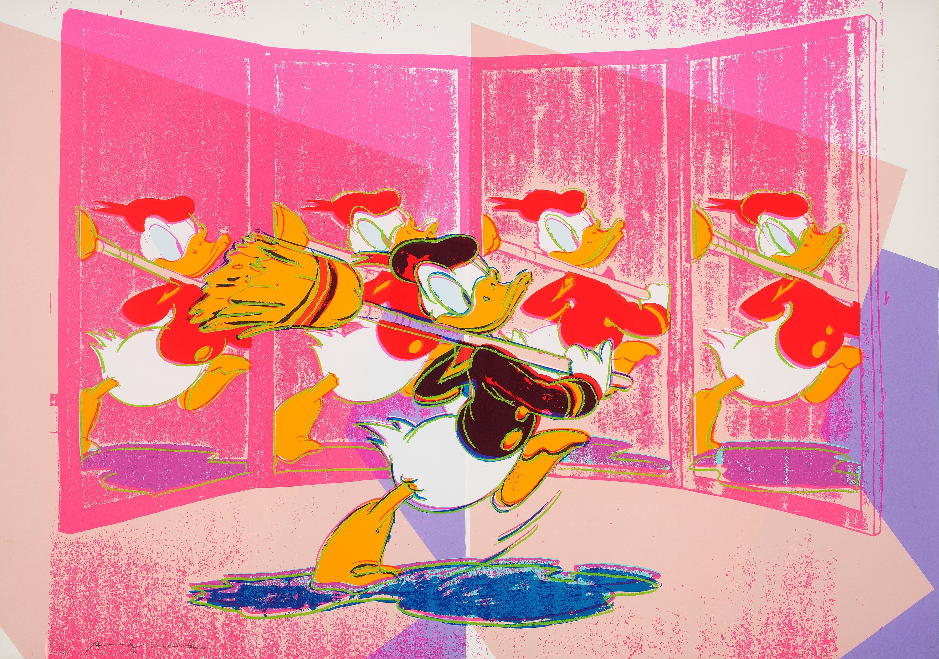 Andy Warhol, "Anniversary Donald Duck". - Bukowskis