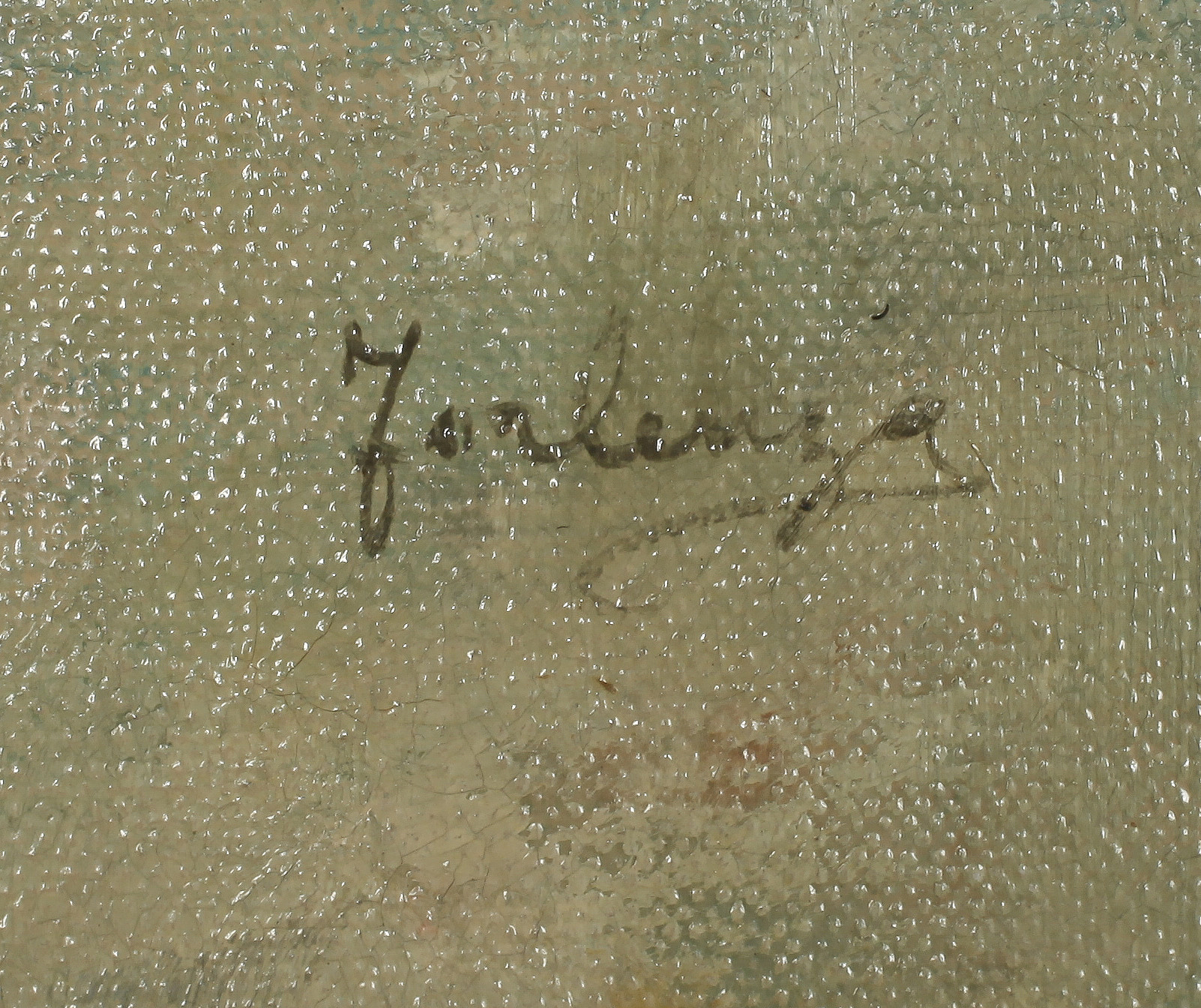 EDUARDO FORLENZA, olja på duk, signerad. - Bukowskis