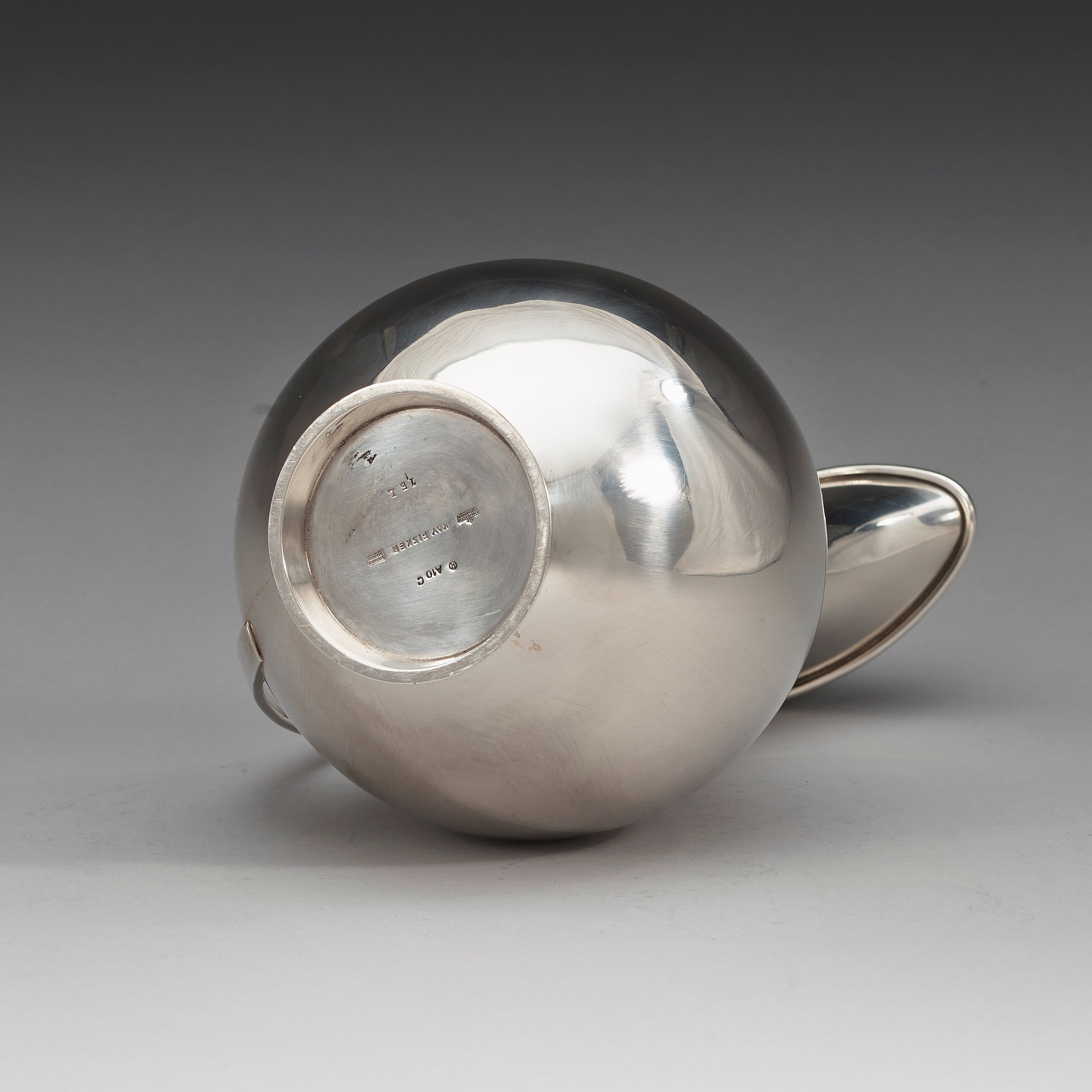 A Kay Fisker sterling pitcher by Anton Michelsen, Copenhagen, Denmark ...
