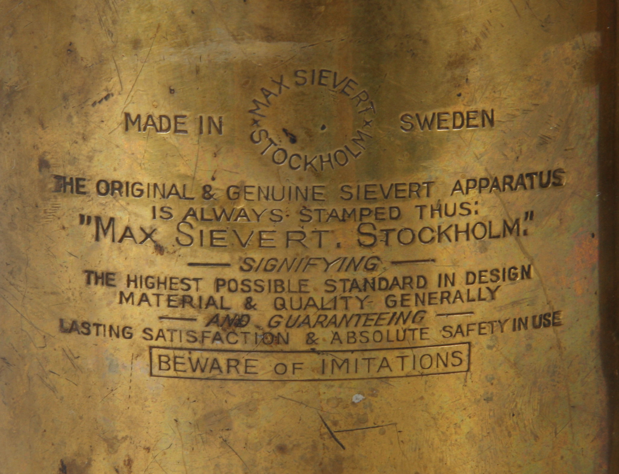 BLÅSLAMPA, Max Sievert, Stockholm. - Bukowskis