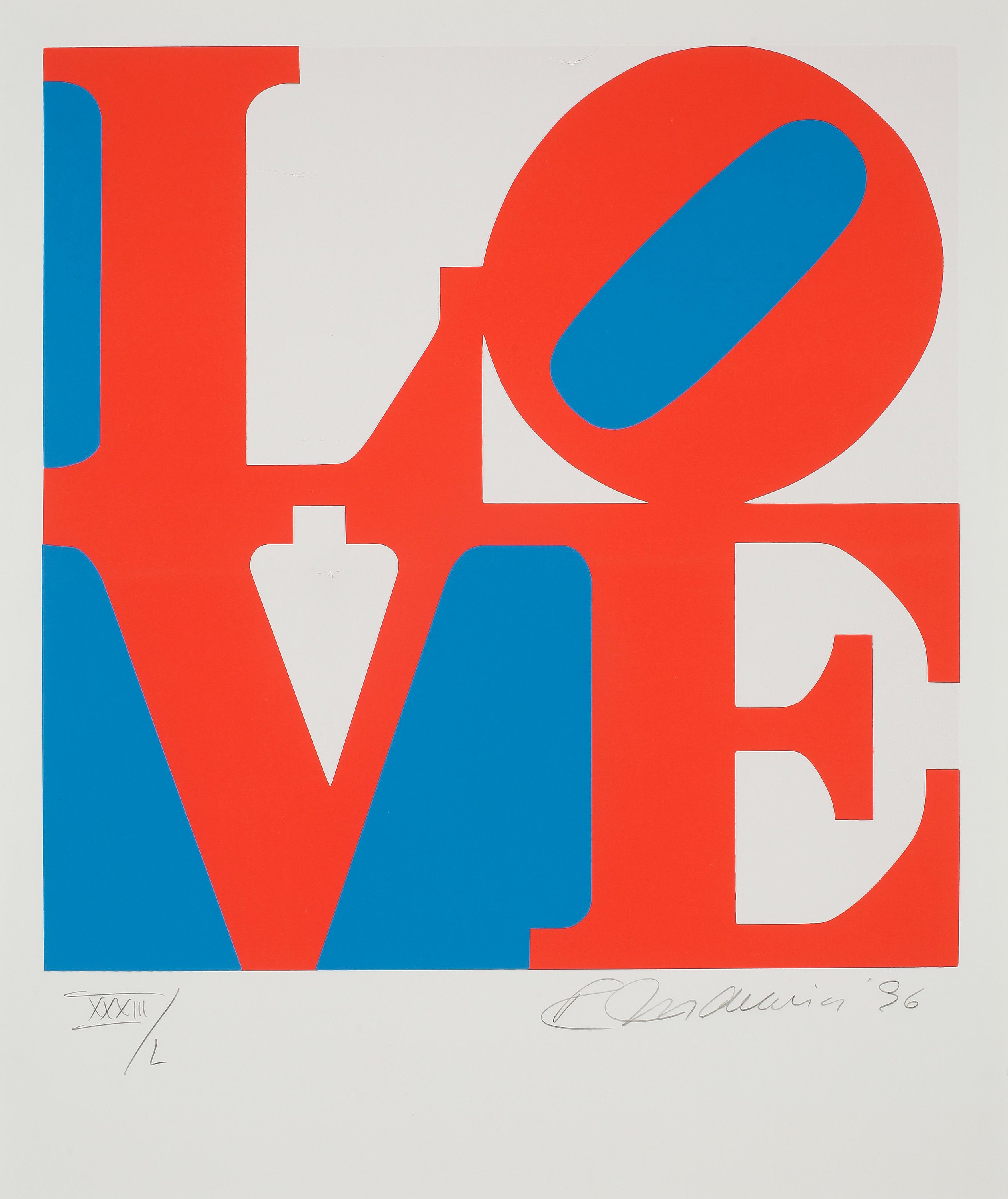 Robert Indiana, "Love". - Bukowskis