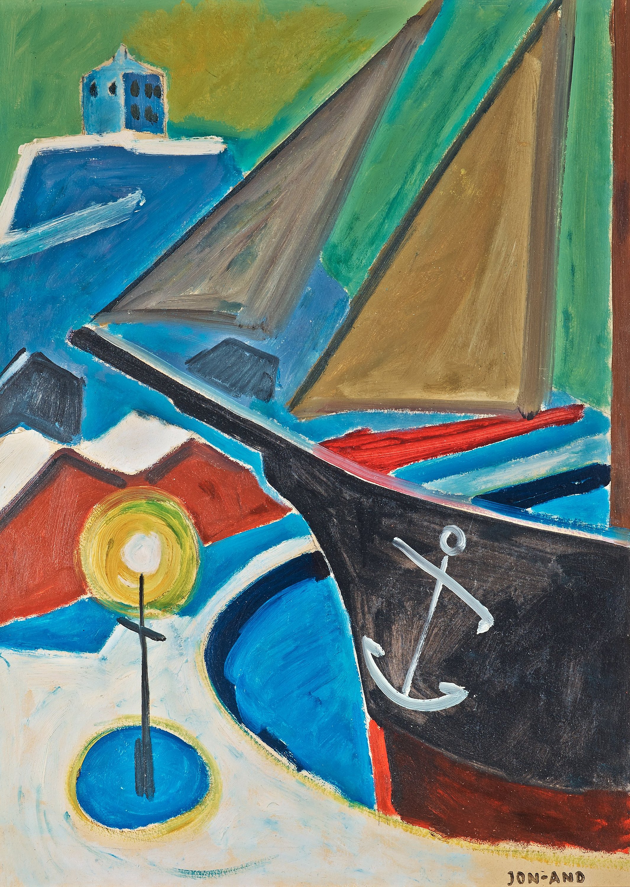 John Jon-And, In the harbour. - Bukowskis