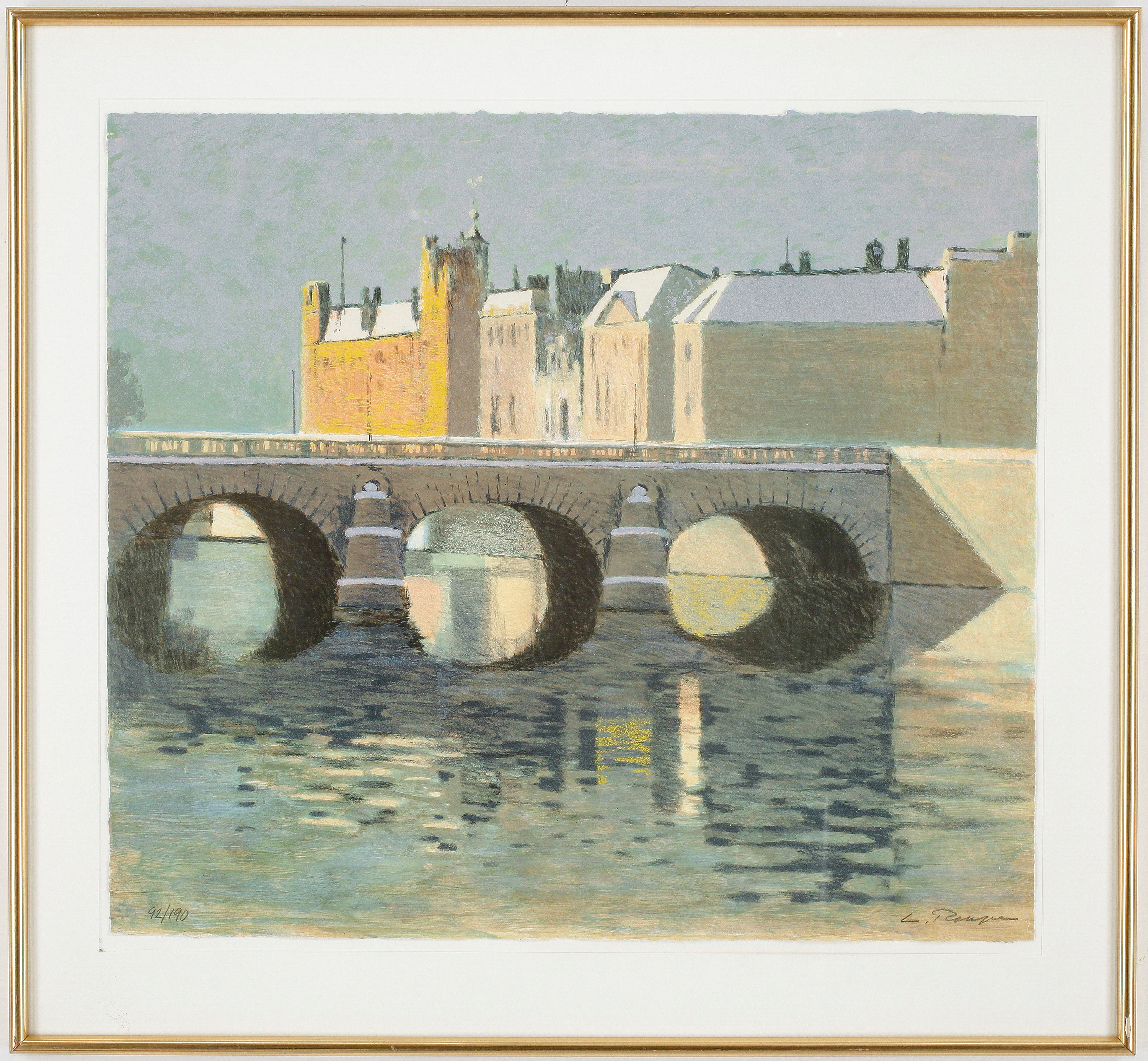 LENNART ROUPE Färglitografi, signerad och numrerad 92/190. - Bukowskis