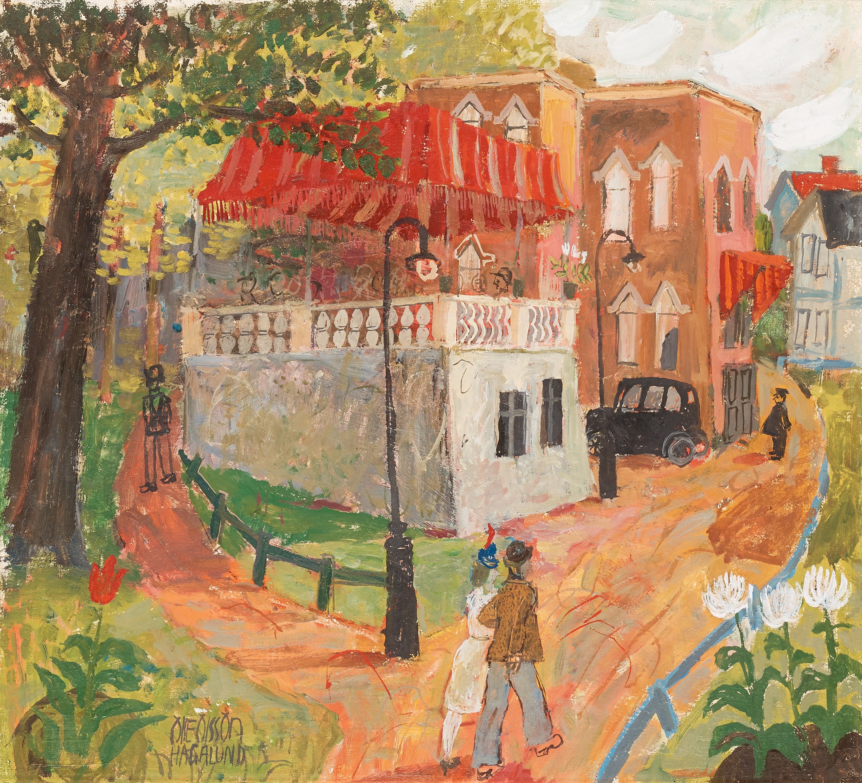Olle Olsson-Hagalund, "Stenvillan, Sundbyberg". - Bukowskis