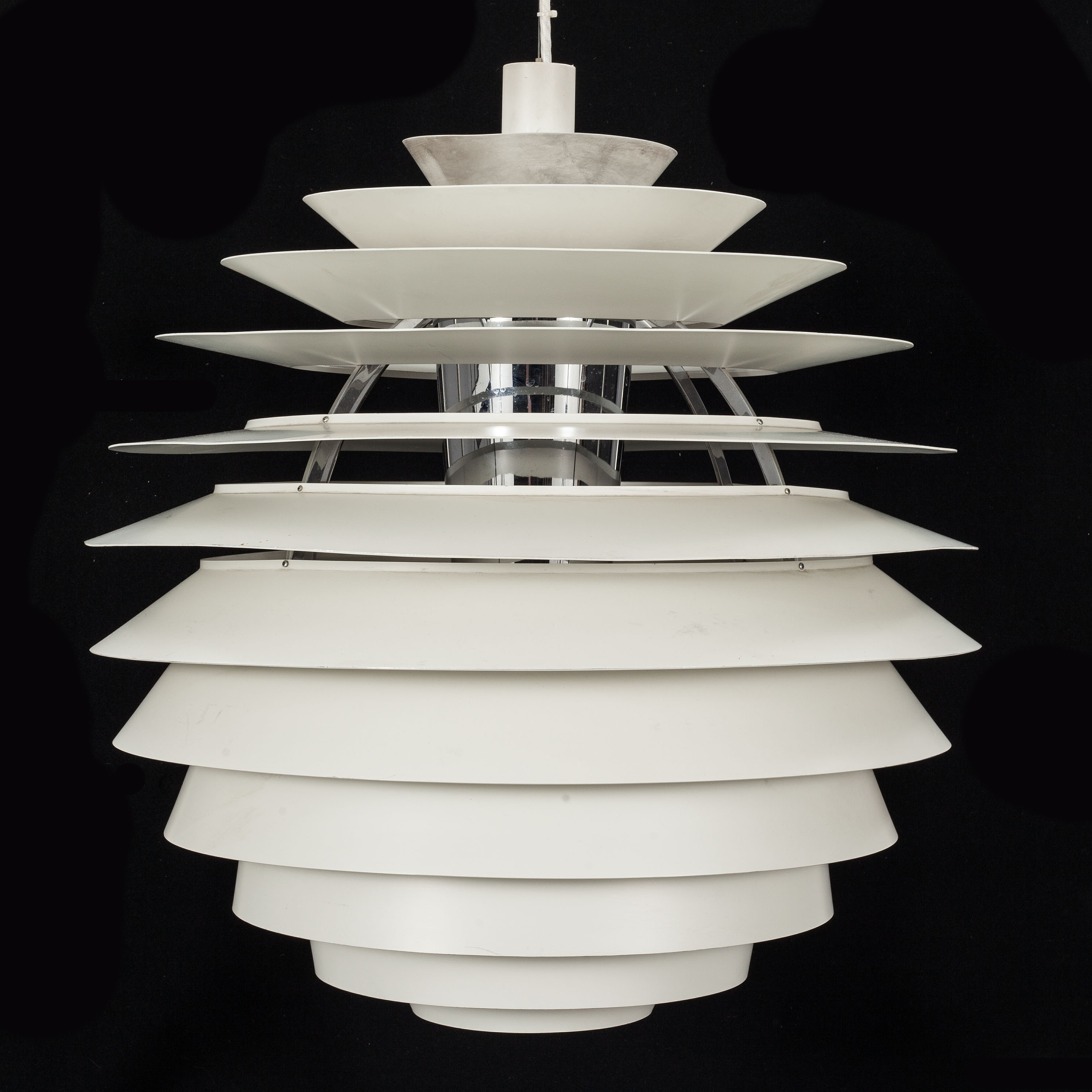 TAKLAMPA, "PH Globe", Poul Henningsen för Louis Poulsen. Höjd 60 cm ...