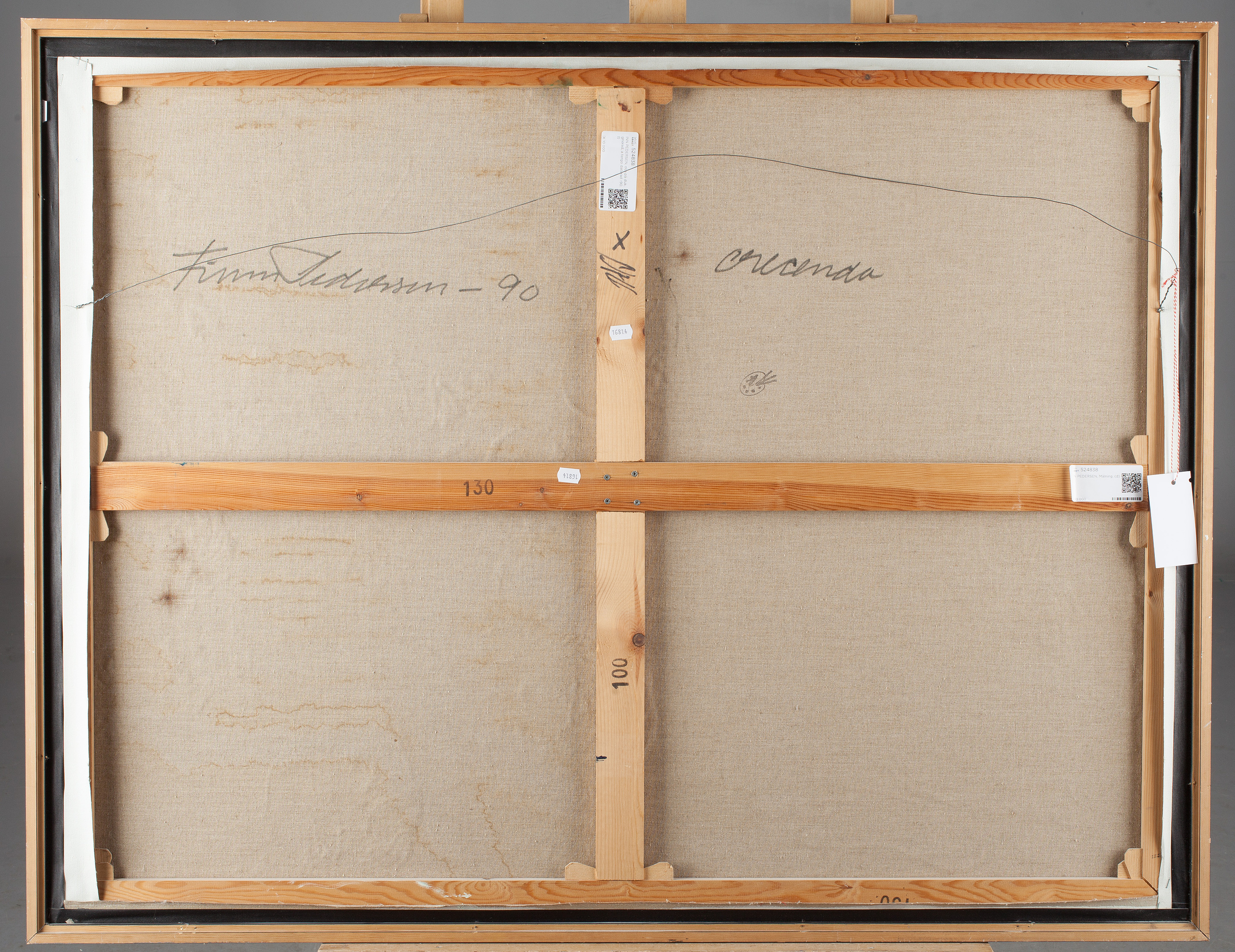 FINN PEDERSEN, olja på duk, signerad, a tergo daterad -90. - Bukowskis