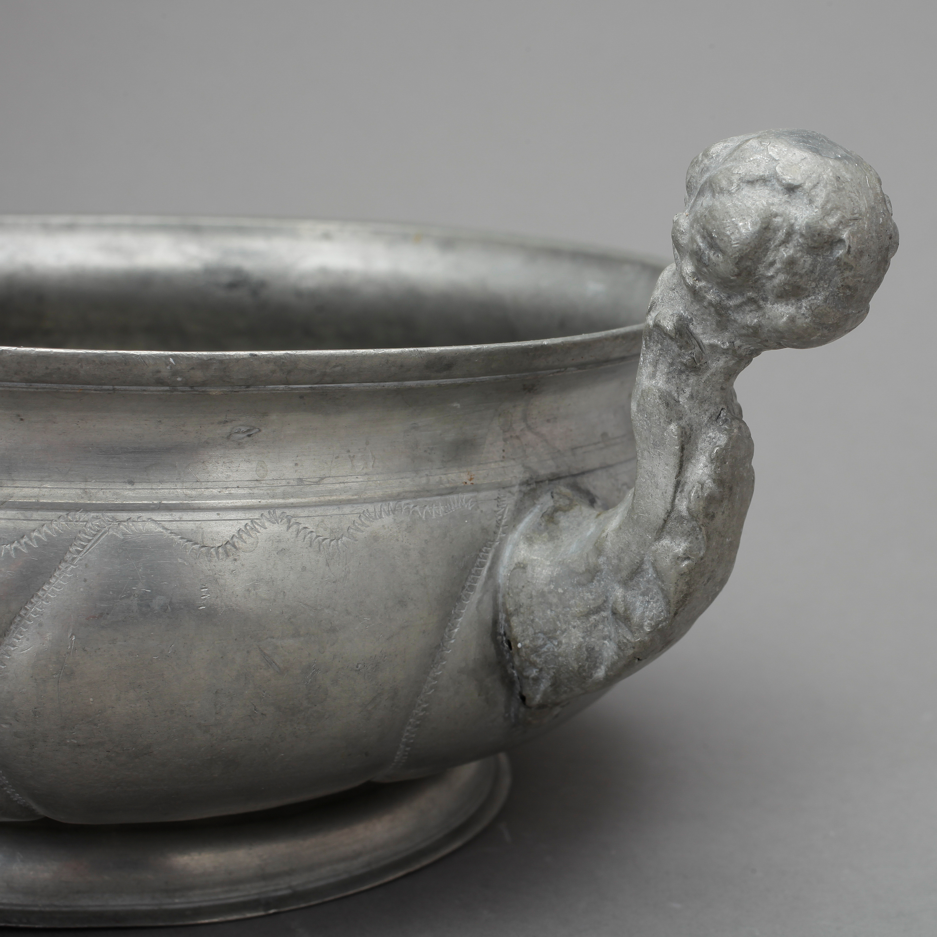 KALLSKÅL, tenn, Lars Friederich Fahlander, Hudiksvall, 1783. - Bukowskis