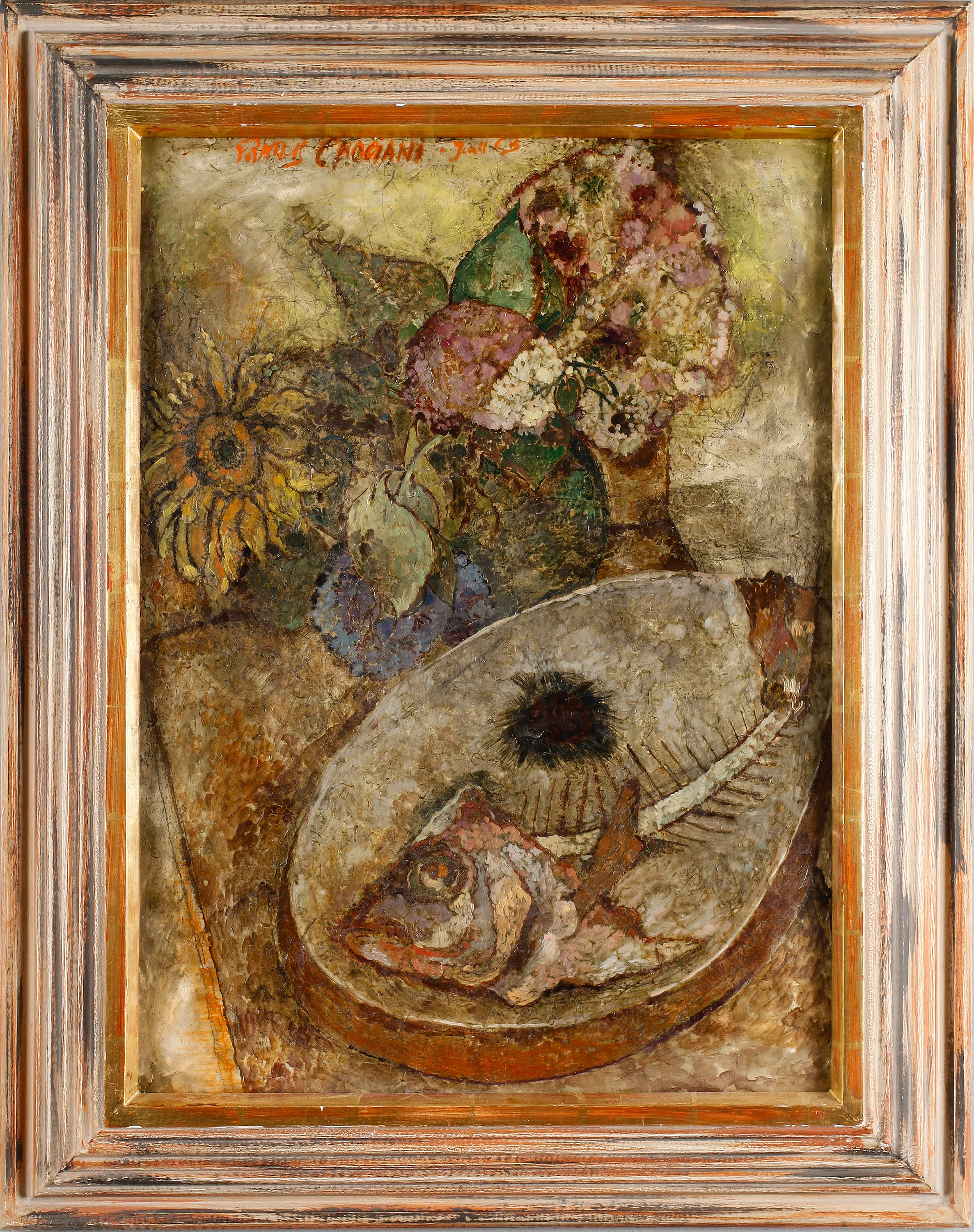 FRANCIS CROCIANI, olja på pannå, signerad och otydligt daterad. - Bukowskis