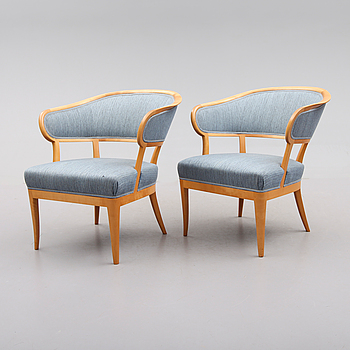 KARMSTOLAR, 1 par, "Jonas Love", Carl Malmsten, 1900-talets andra hälft ...