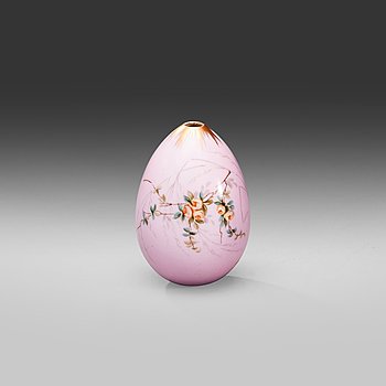 A RUSSIAN PORSELAIN ESTER EGG. РУССКОЕ ФАРФОРОВОЕ ПАСХАЛЬНОЕ ЯЙЦО ...