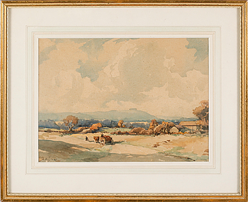 WILLIAM HYAMS, 2 st, akvareller, signerade. - Bukowskis