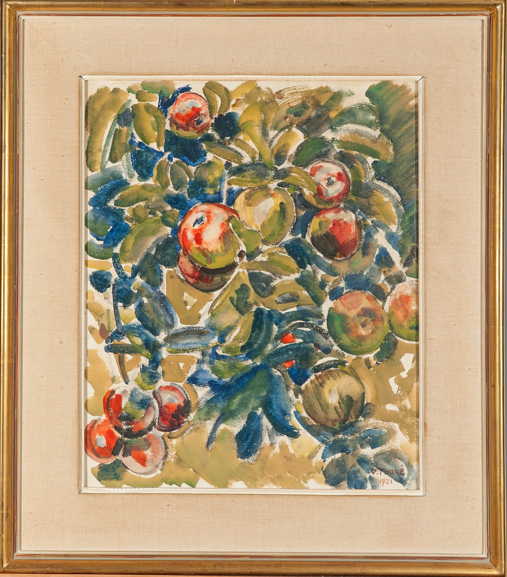 VERNER THOMÉ, akvarell, signerad och daterad 1921. - Bukowskis