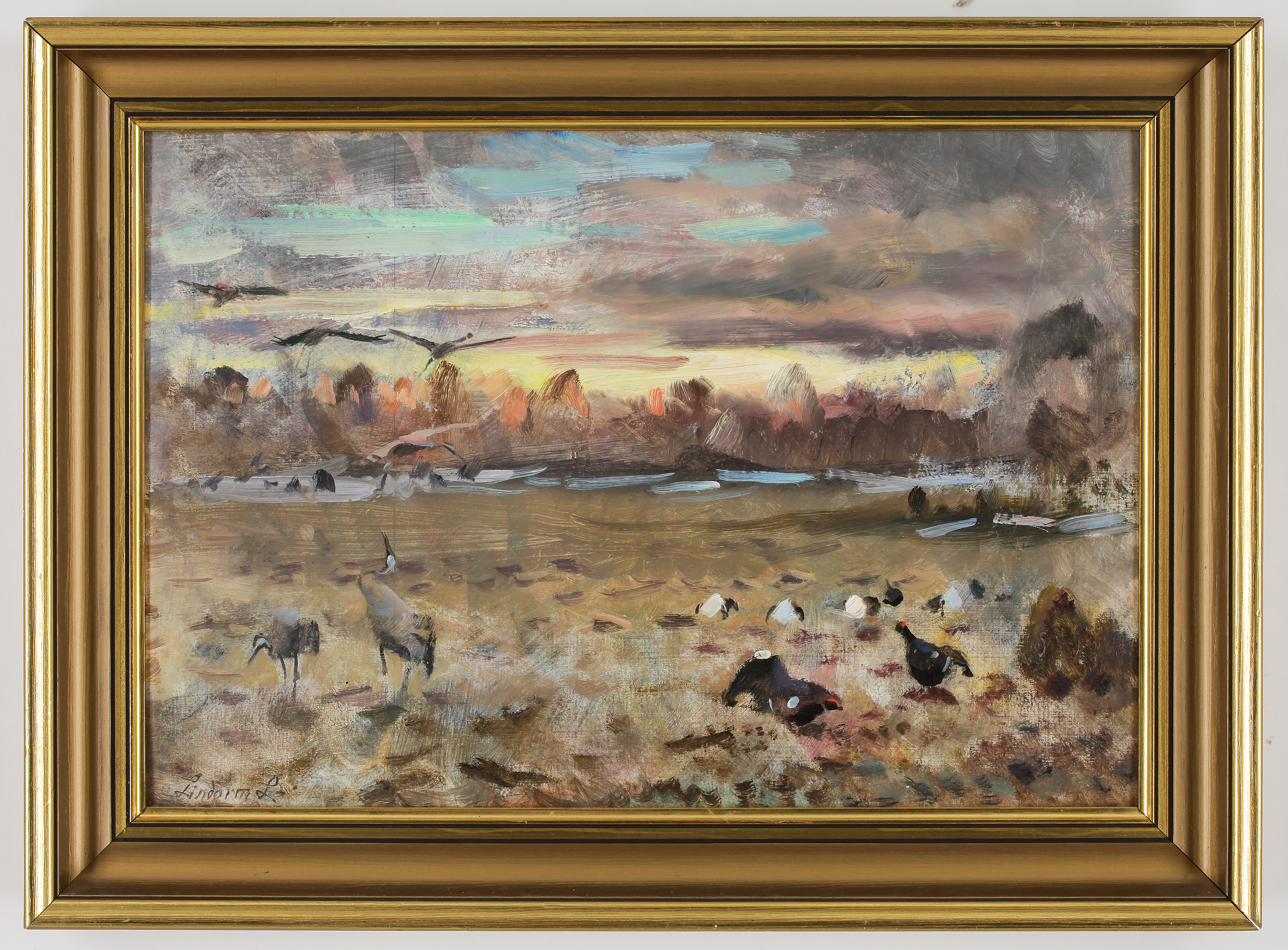 LINDORM LILJEFORS, olja på pannå, signerad. - Bukowskis