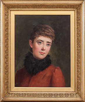 ALICE A. GRAHAM MONTGOMERY, olja på duk, signerad. - Bukowskis