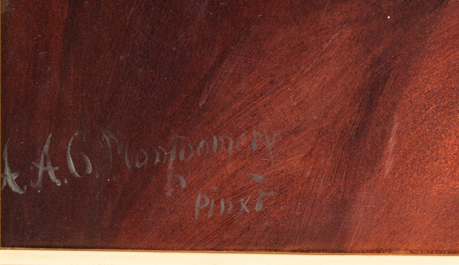 ALICE A. GRAHAM MONTGOMERY, olja på duk, signerad. - Bukowskis