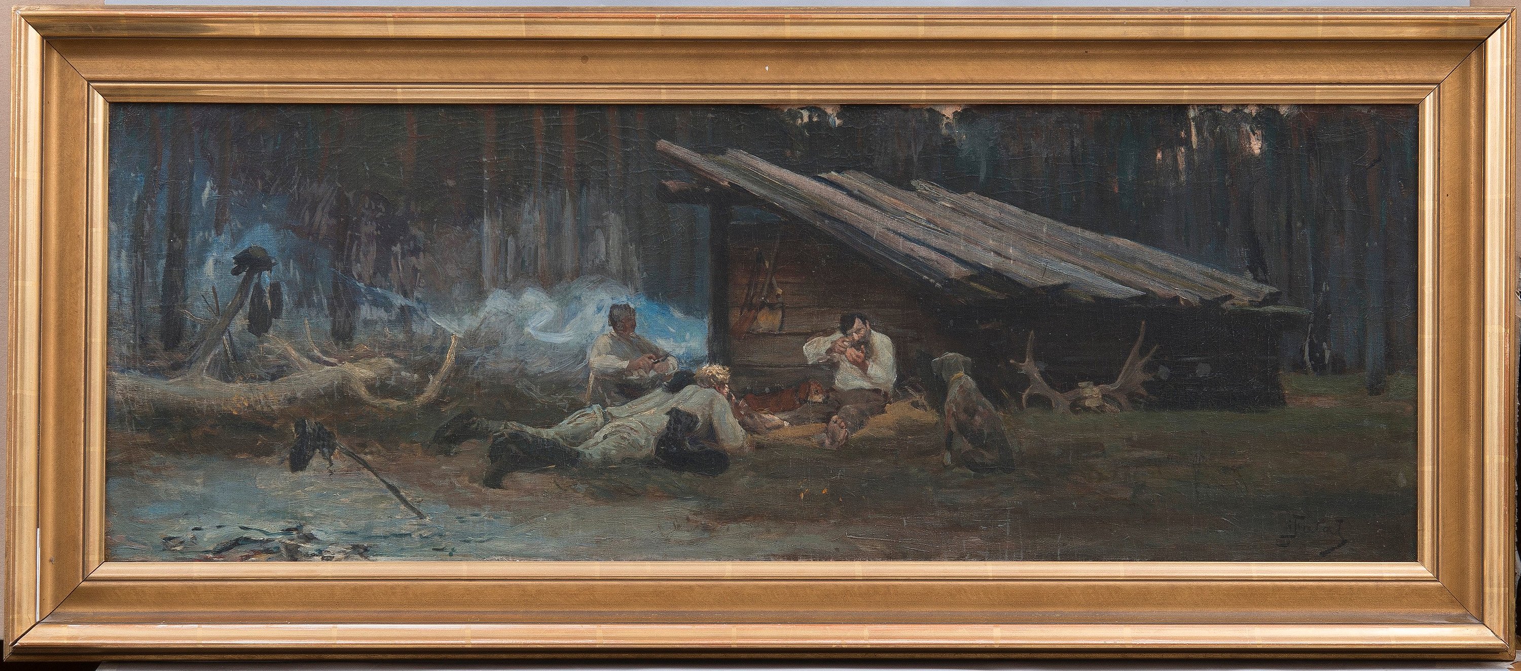 Julian Falat, BY THE CAMPFIRE. - Bukowskis